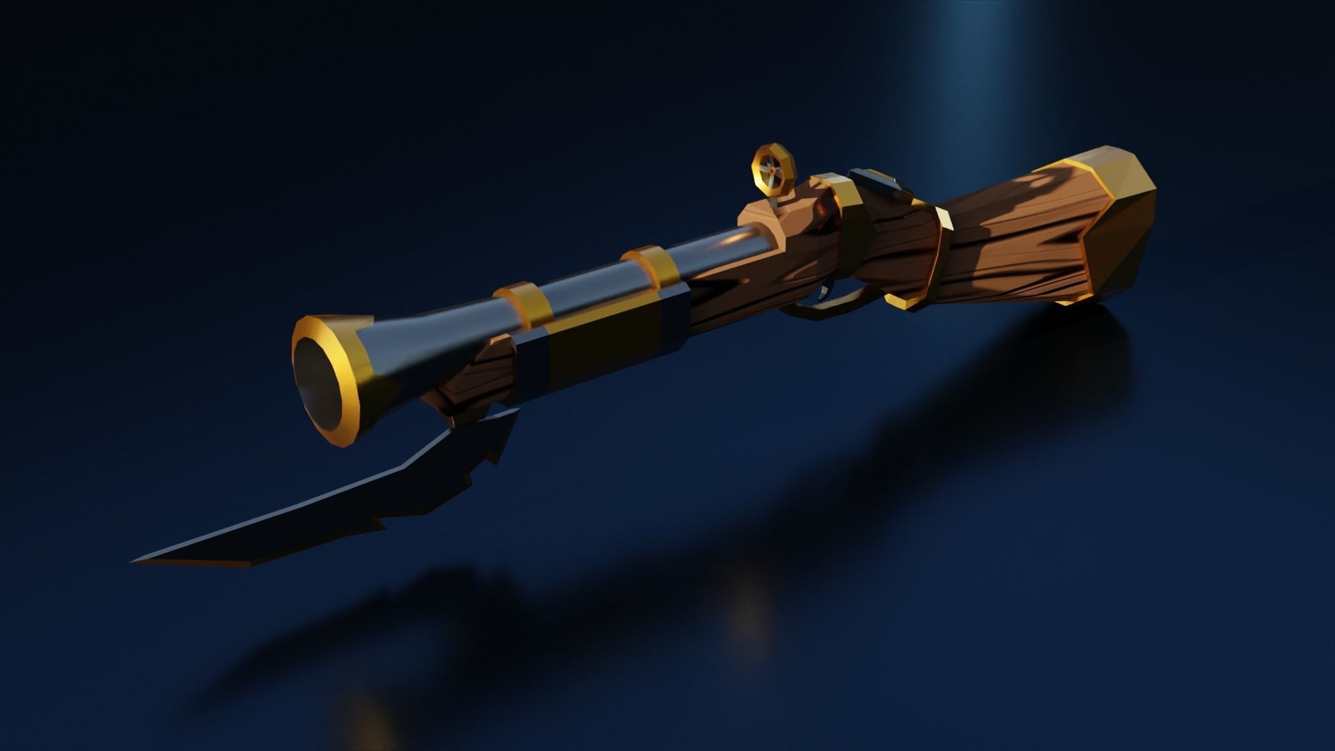 3D model Stylized Dwarf Gun 3D model VR / AR / low-poly | CGTrader