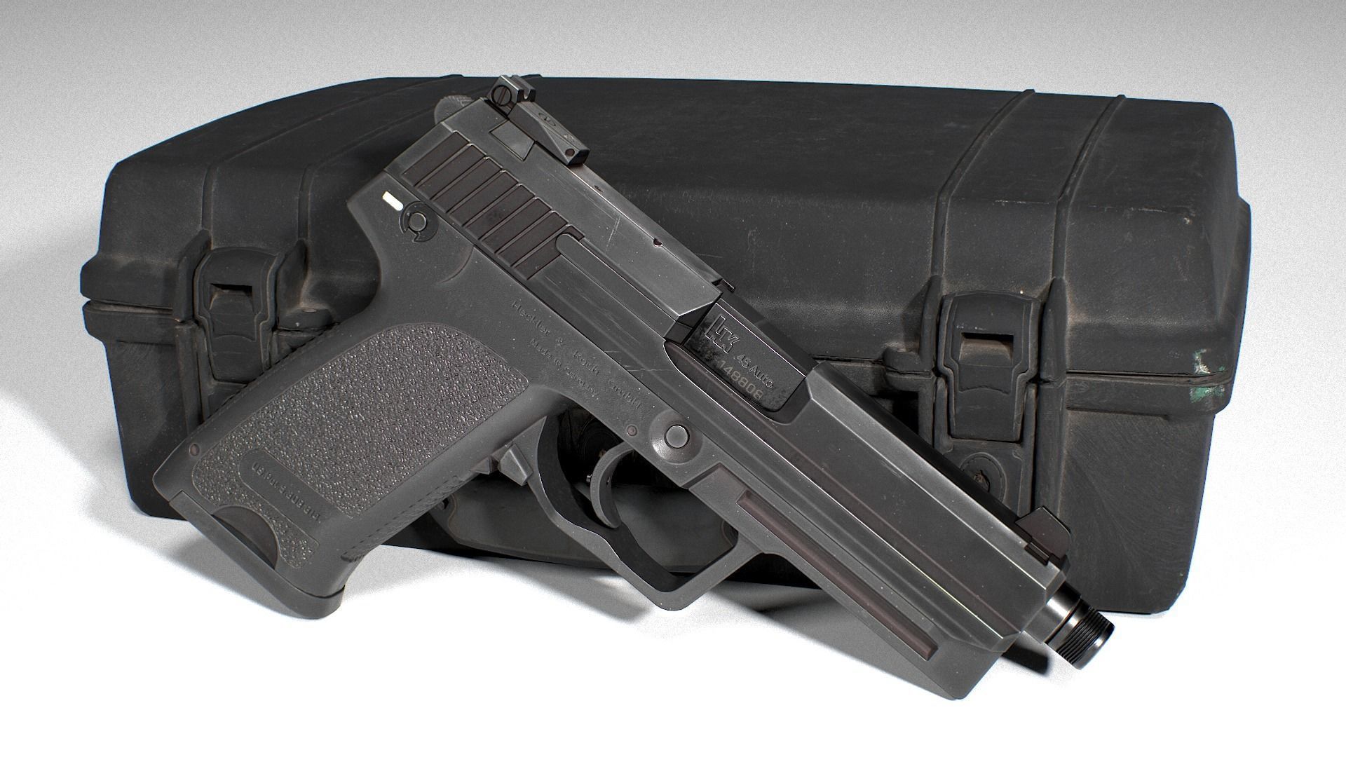 3d Model Usp Tactical Heckler Koch Hk 45 Acp Vr Ar Low Poly