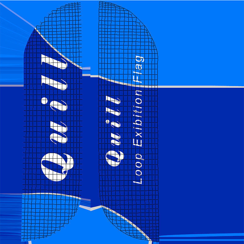 3D model Quill Flag - Animated Exhibition Flag VR / AR / low-poly ...