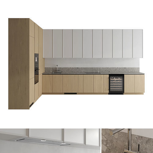 Kitchen set 32 3D model | CGTrader