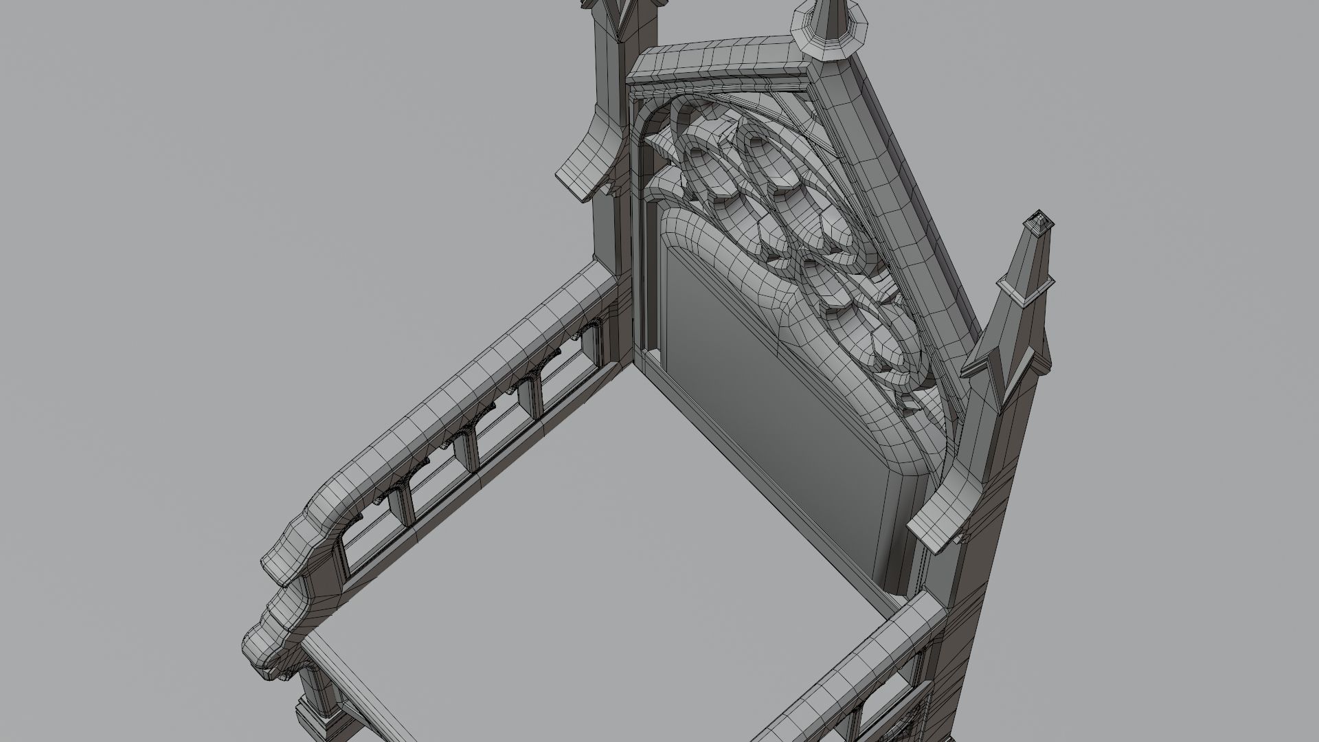 Gothic chair 3D model | CGTrader
