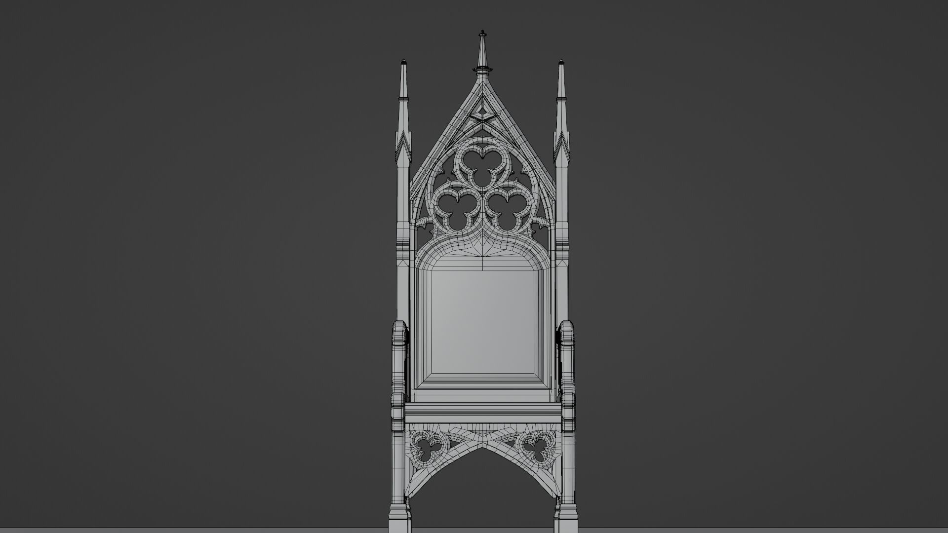 Gothic chair 3D model | CGTrader