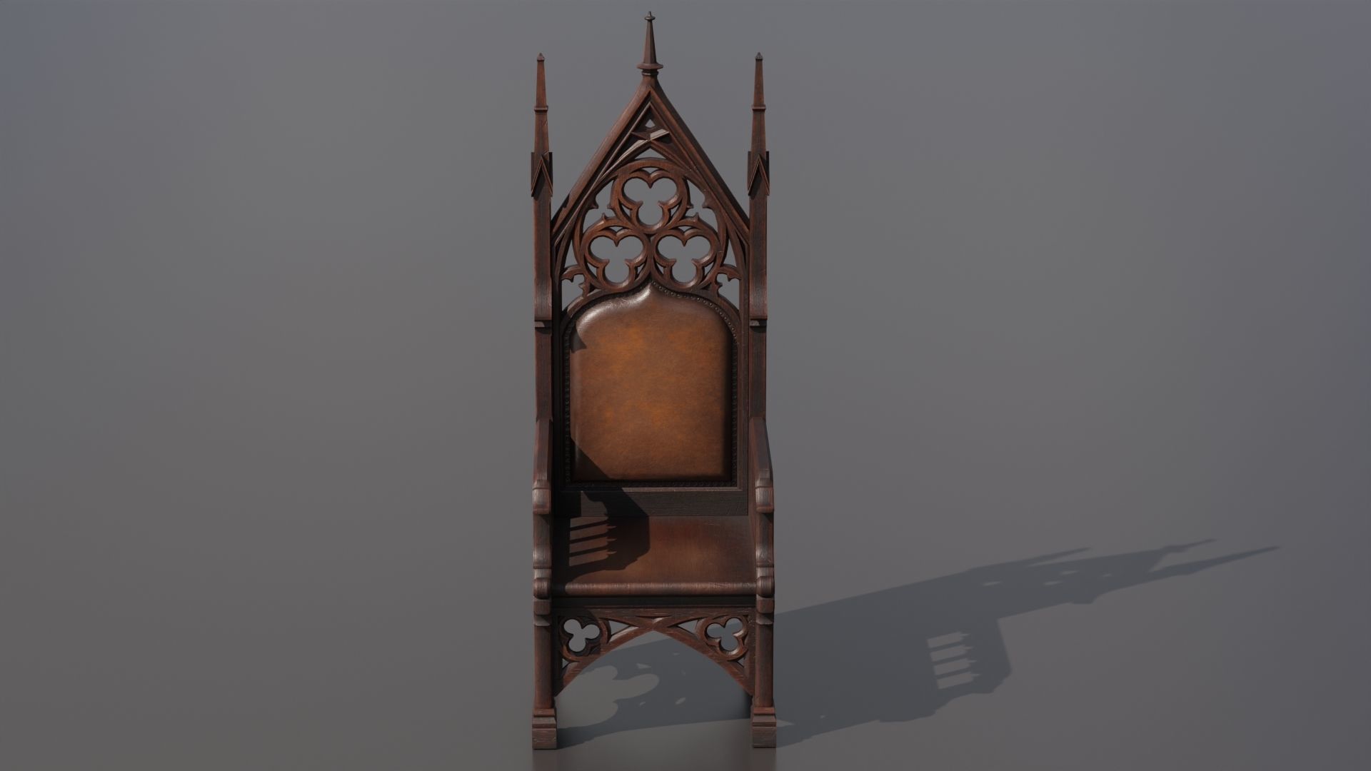 Gothic chair 3D model | CGTrader
