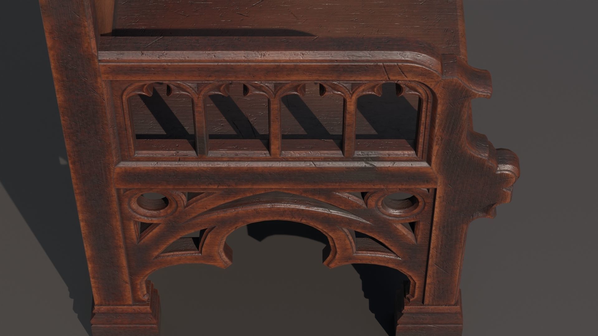 Gothic chair 3D model | CGTrader