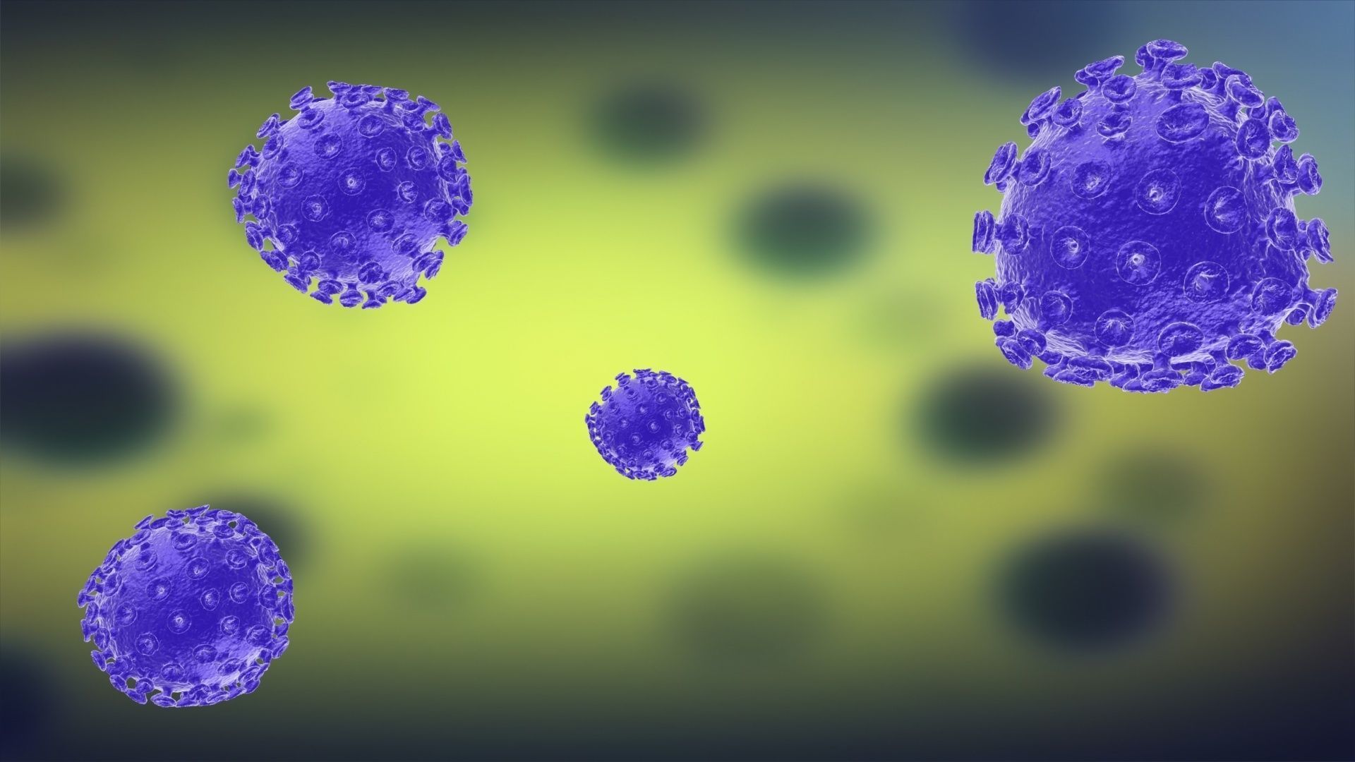 Virus cells Streptococcus molecules infectious medical 3D model | CGTrader