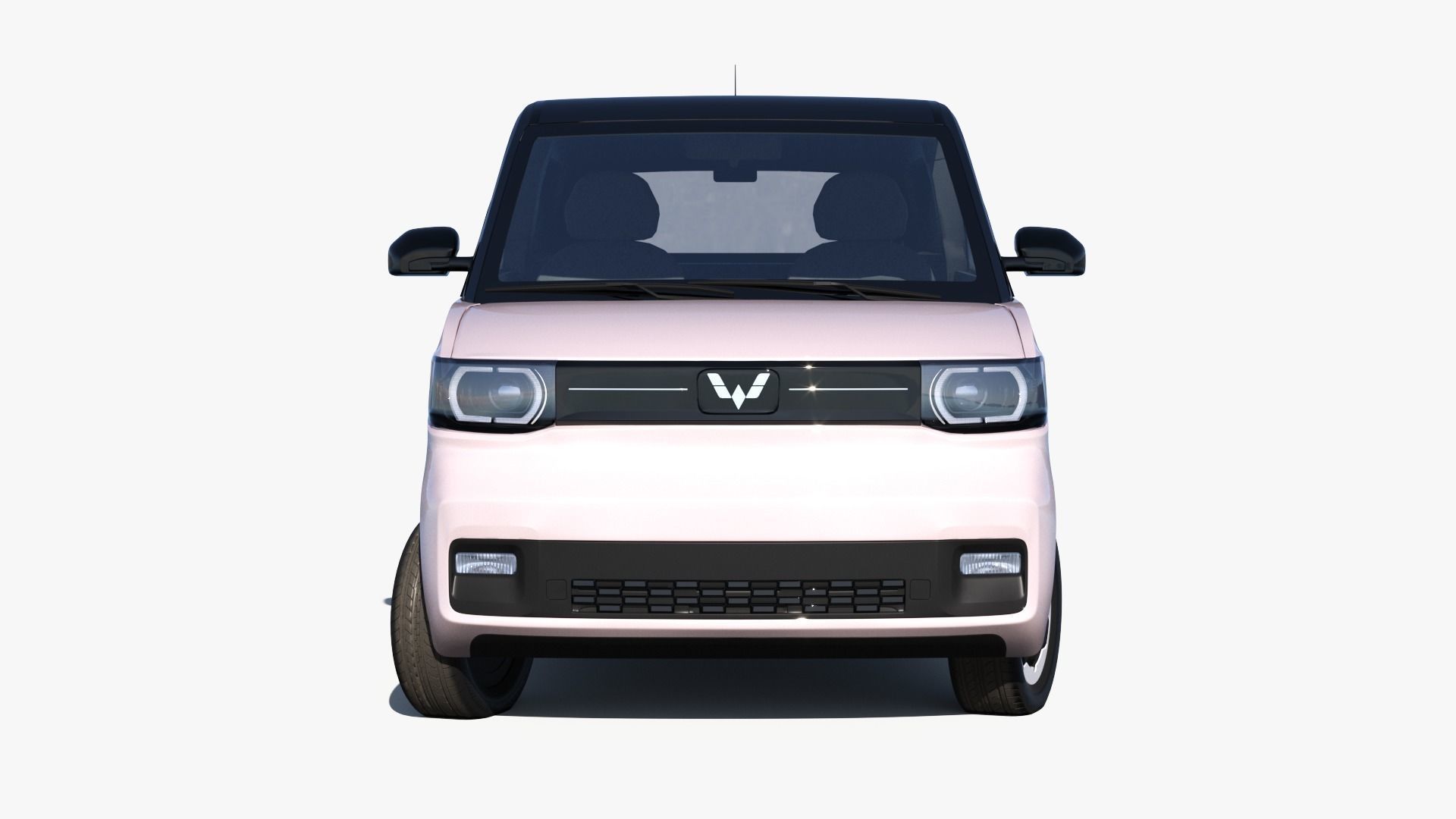2023 Wuling Hongguang Mini Ev Macaron 3d Model Animated Rigged Cgtrader