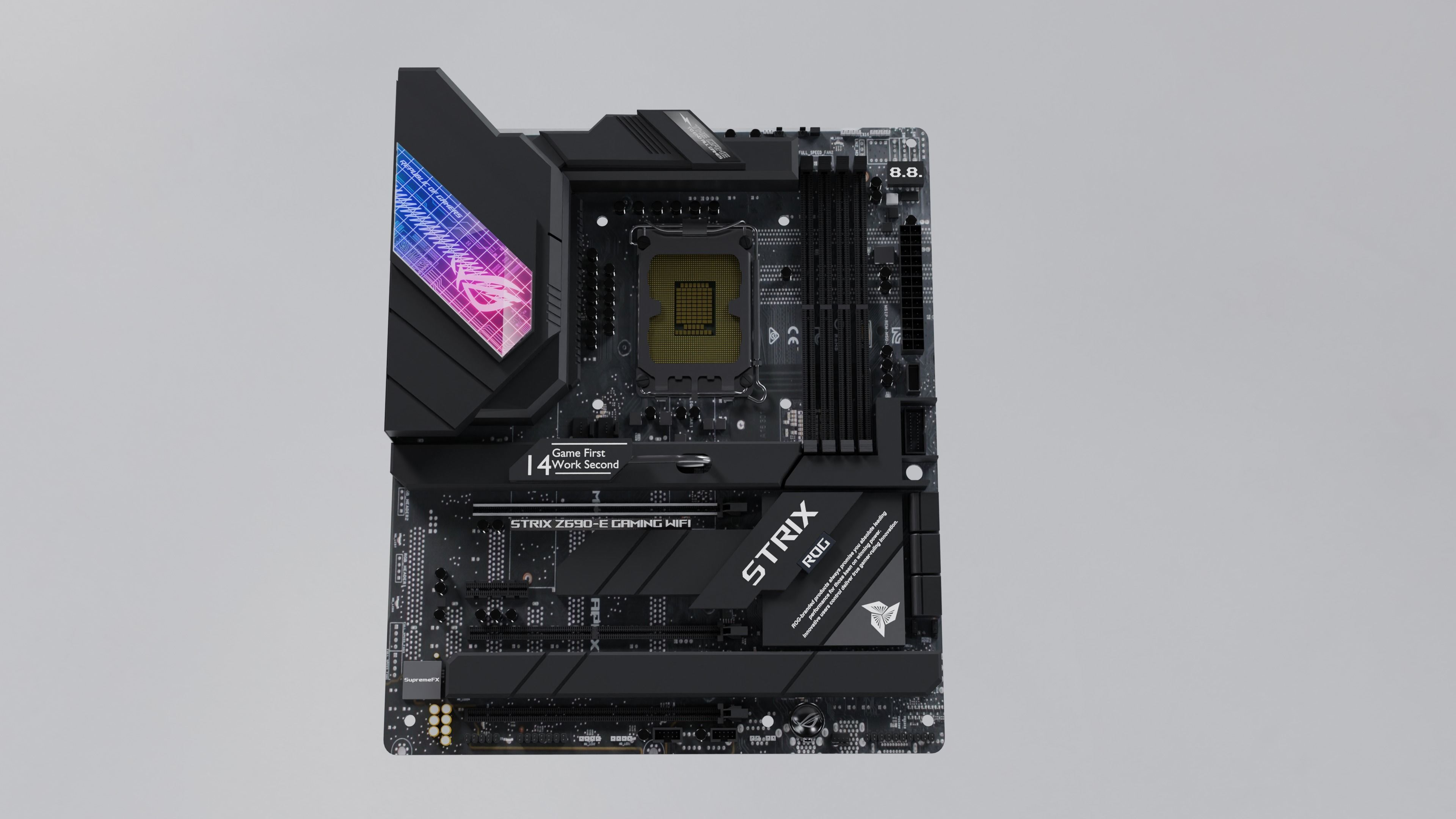 Asus Motherboard 3D model | CGTrader