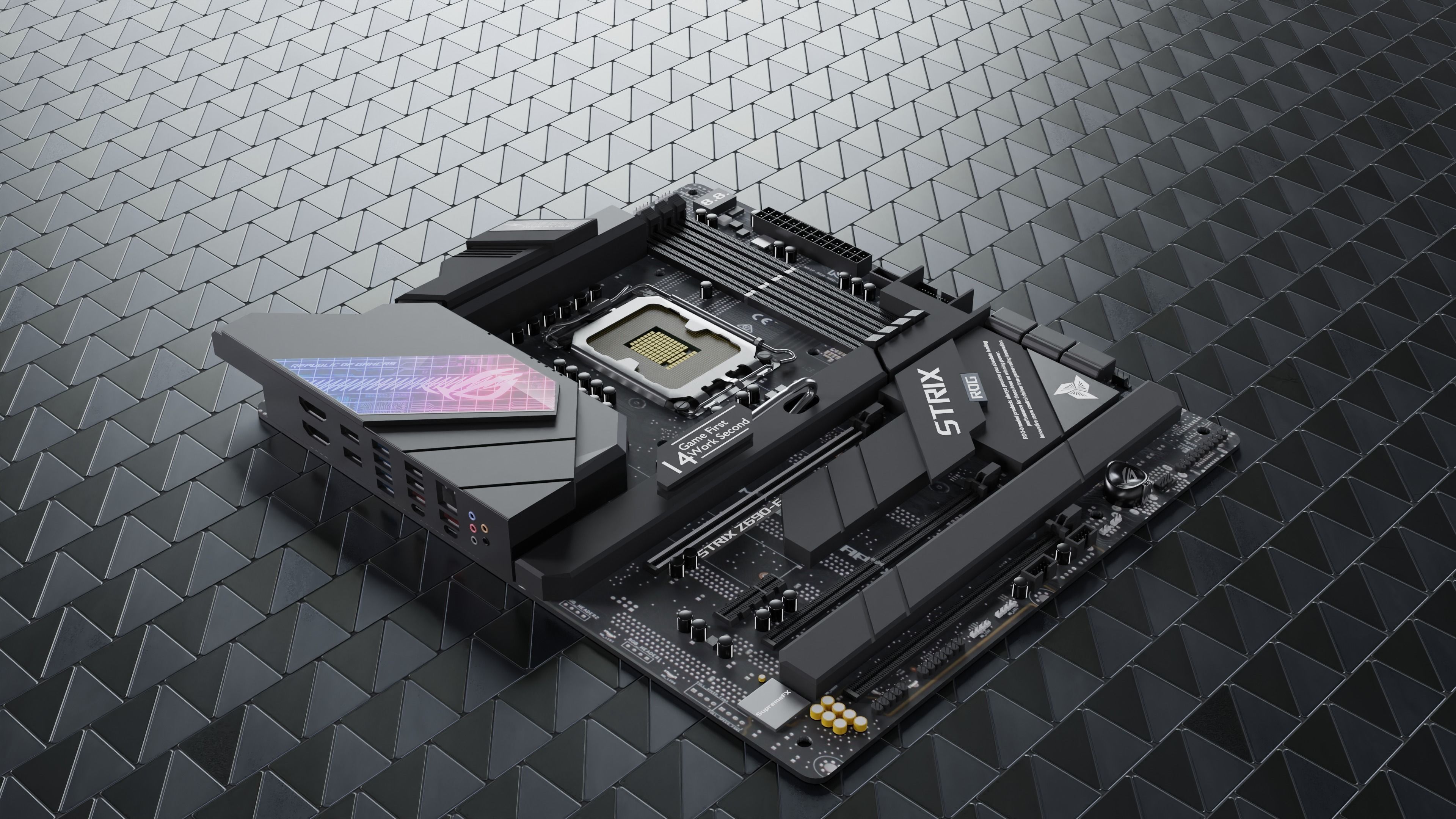 Asus Motherboard 3D model | CGTrader