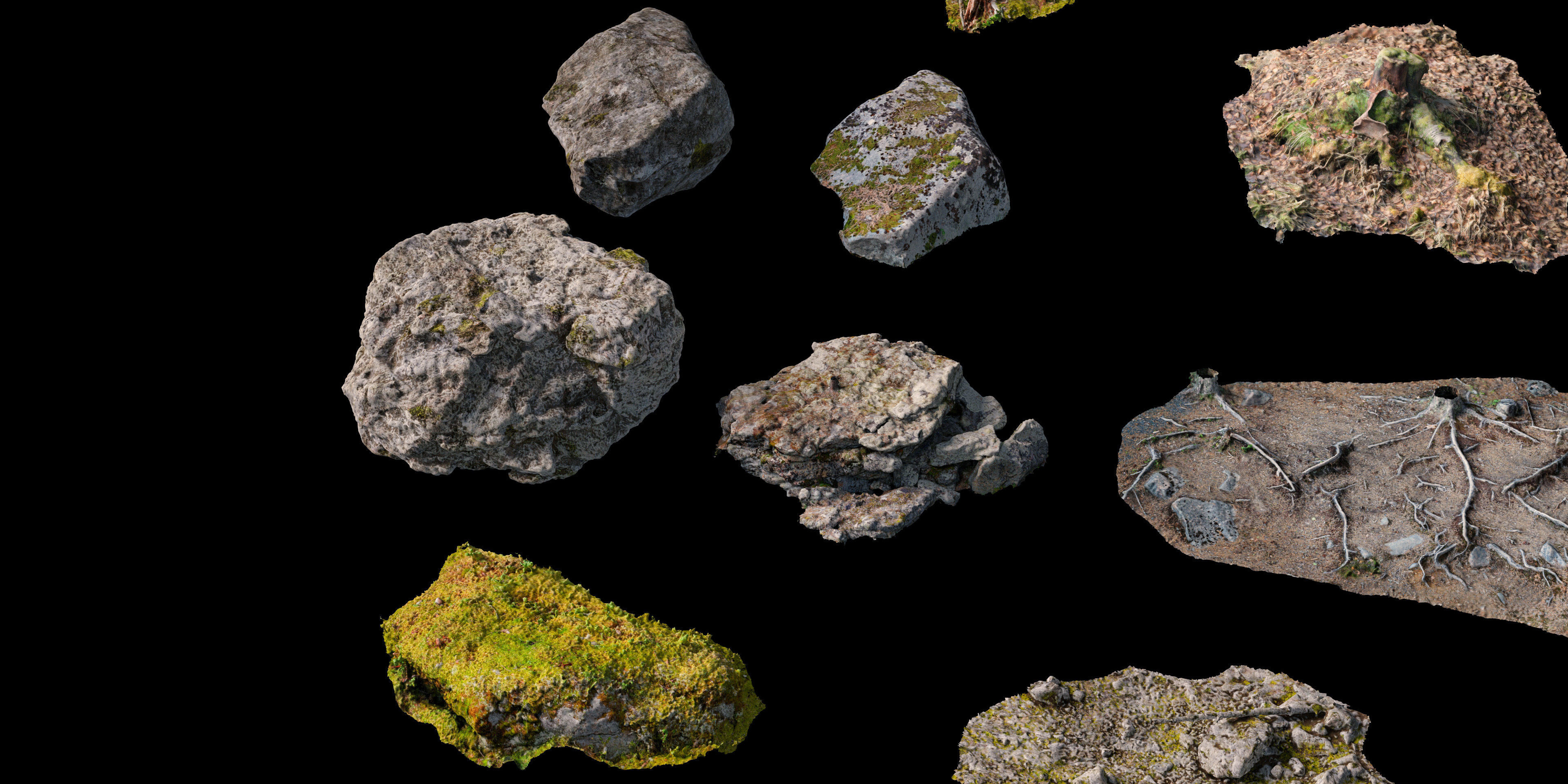 PBR Nature Photogrammetry Bundle - 16K Textures 3D model | CGTrader