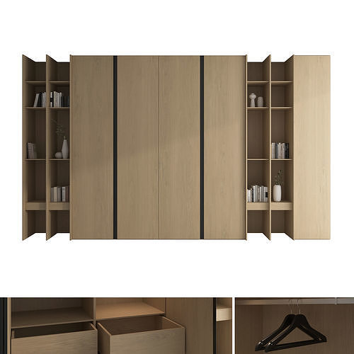 Wardrobe set 11 3D model | CGTrader