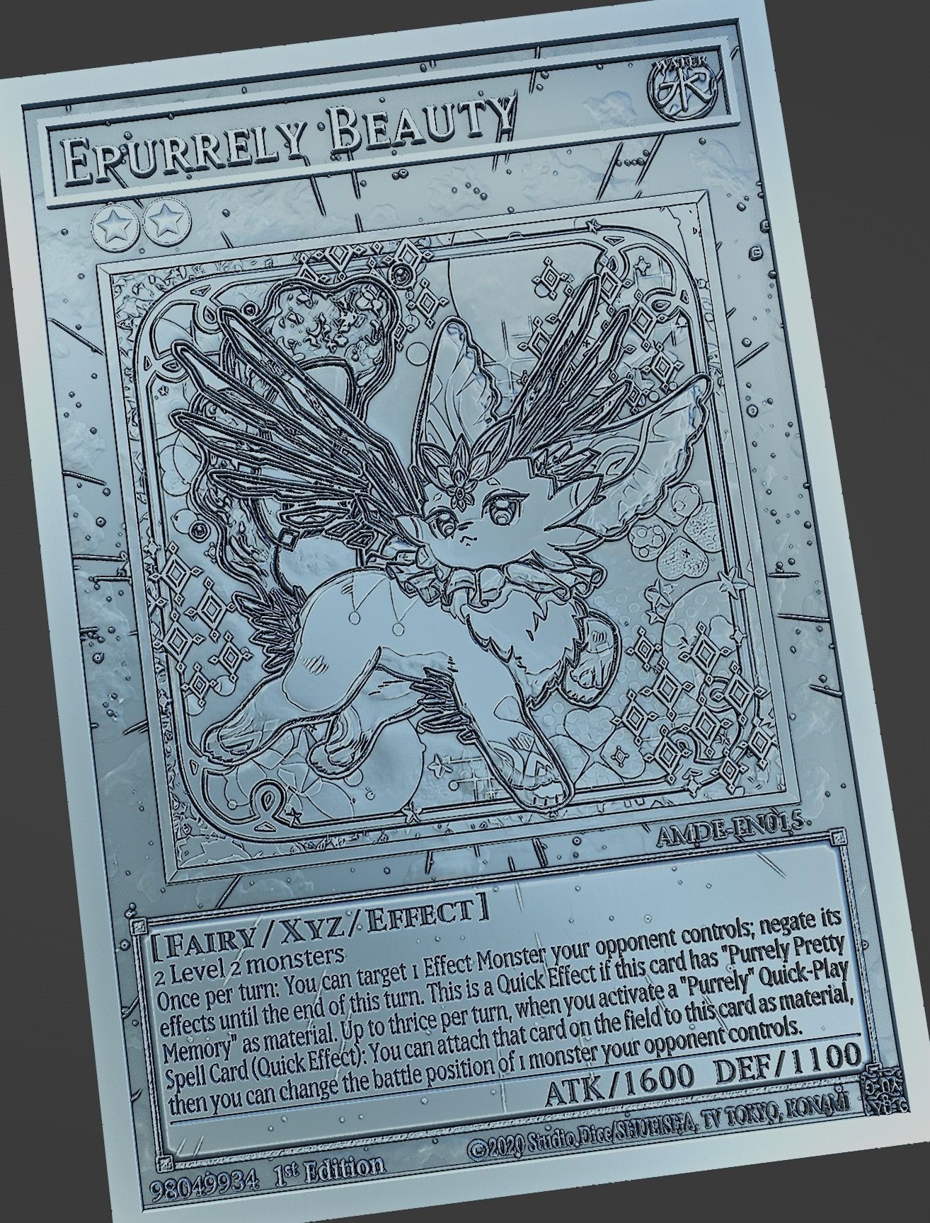 EPURRELY BEAUTY - YUGIOH 3D model 3D printable | CGTrader