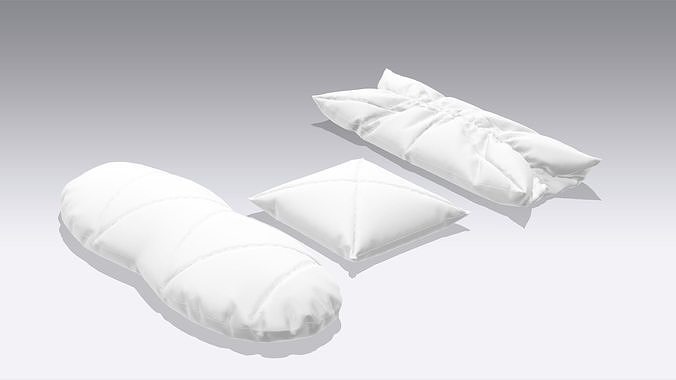 3D model Pillow VR / AR / low-poly | CGTrader