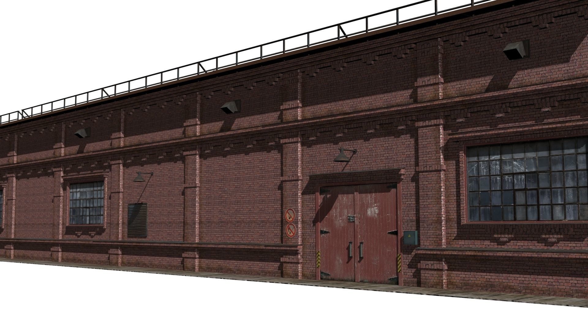 3D model Railway depot VR / AR / low-poly | CGTrader