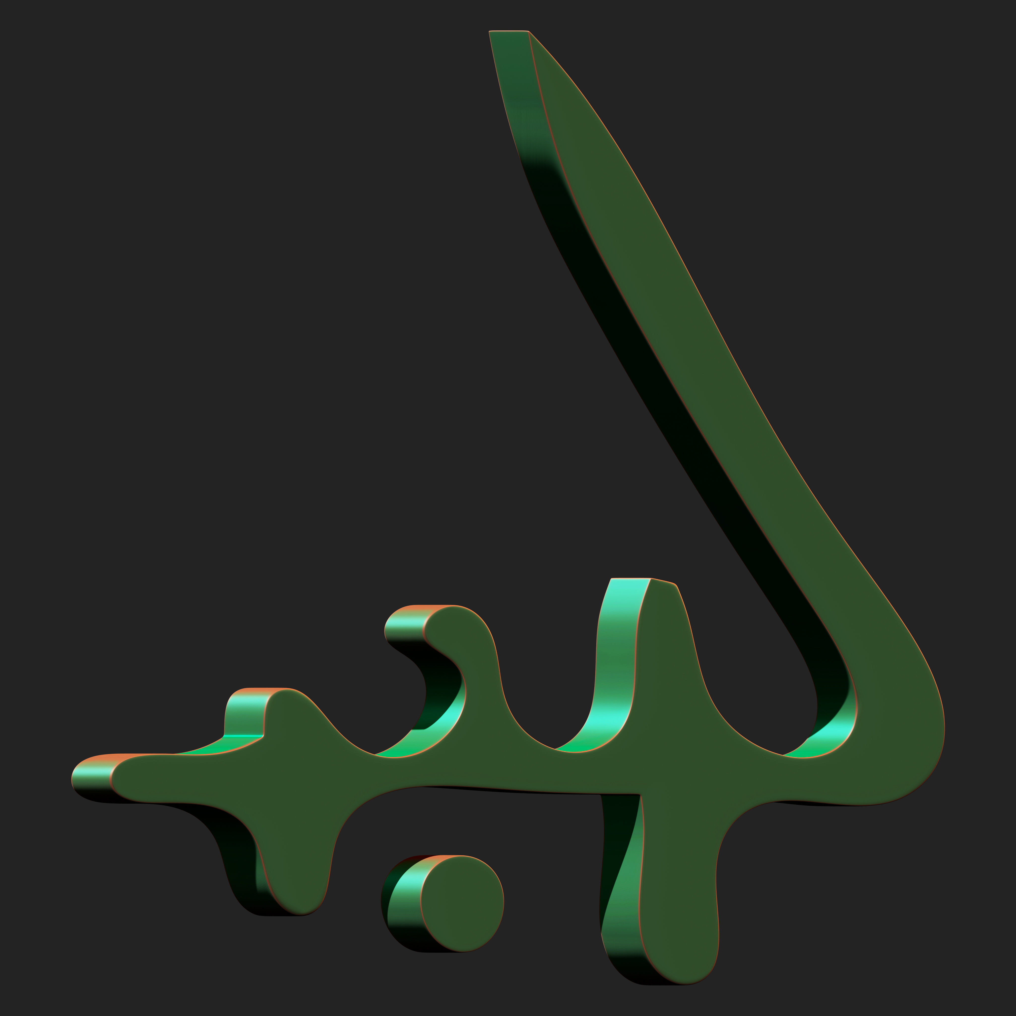 3D model 50 Runes Base Mesh Vol 3 VR / AR / low-poly | CGTrader