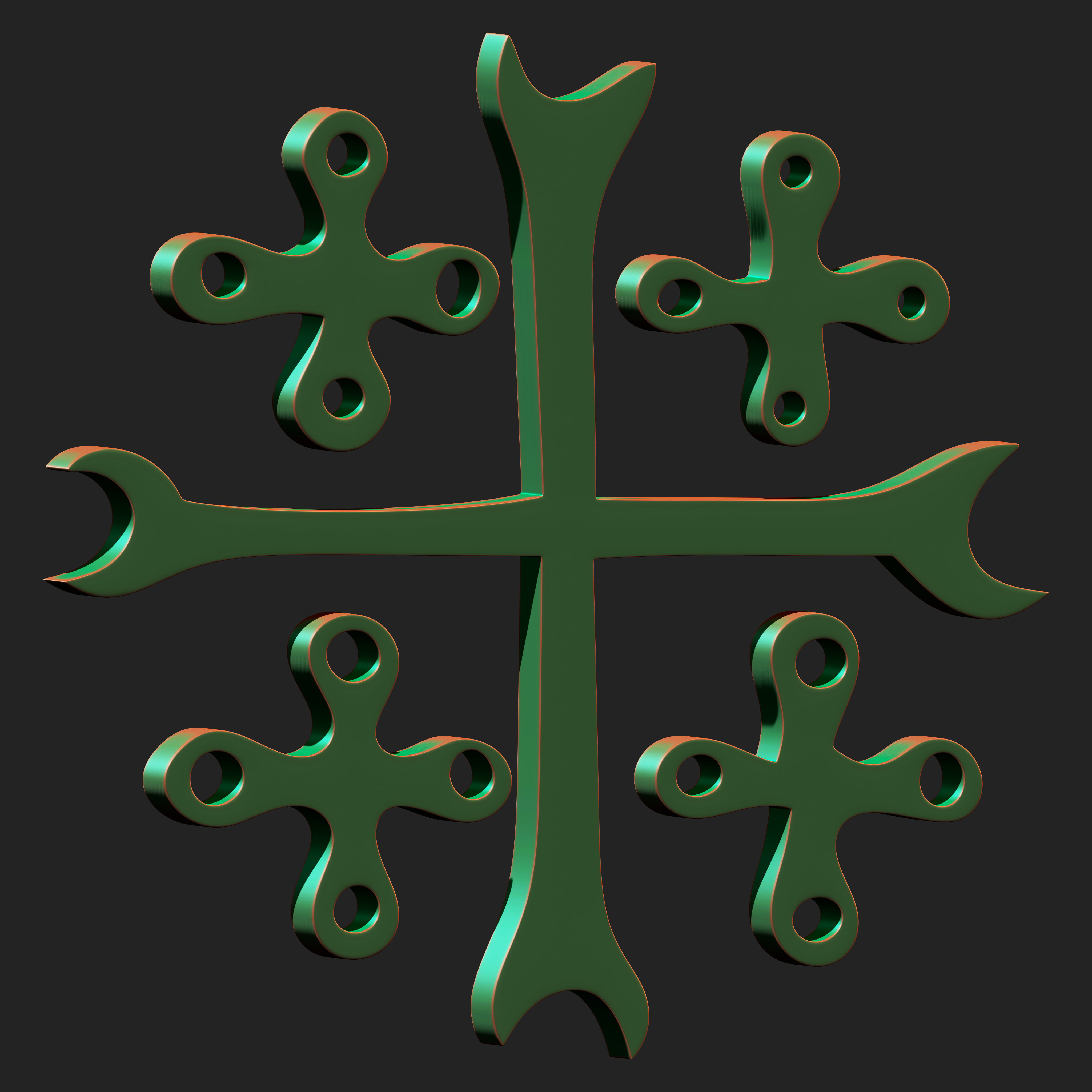 3D model 50 Runes Base Mesh Vol 3 VR / AR / low-poly | CGTrader