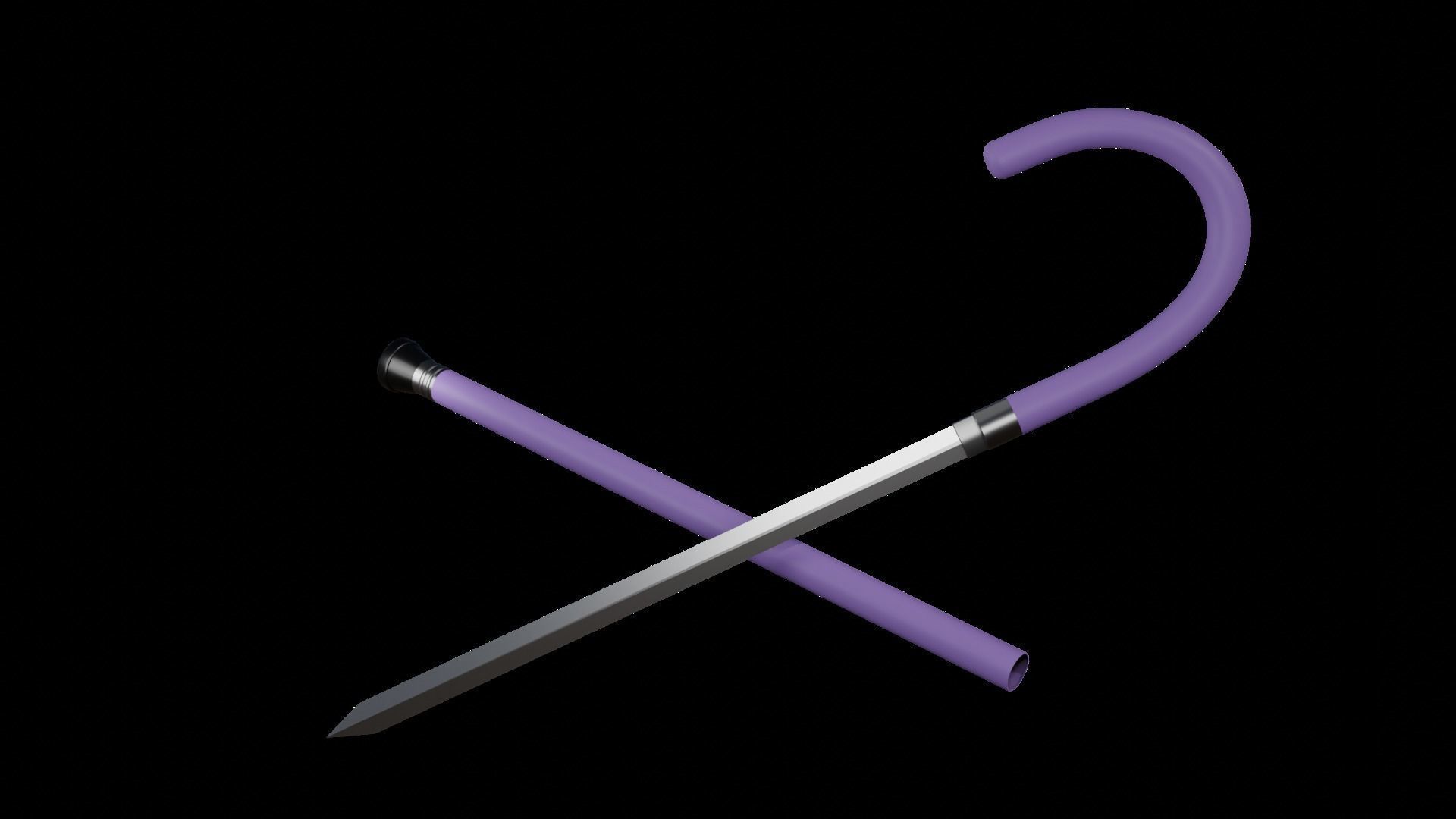 3D model Anime - Brooks Soul Cane VR / AR / low-poly | CGTrader