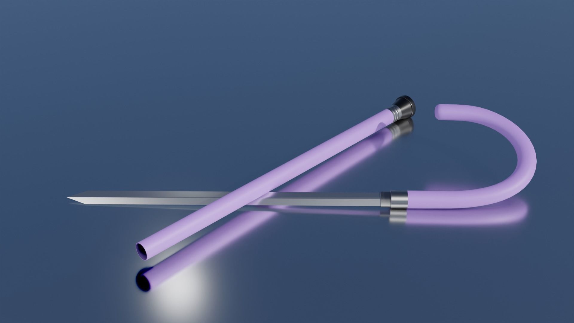 3D model Anime - Brooks Soul Cane VR / AR / low-poly | CGTrader