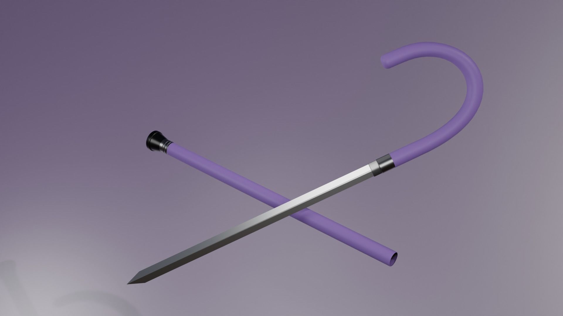 3D model Anime - Brooks Soul Cane VR / AR / low-poly | CGTrader