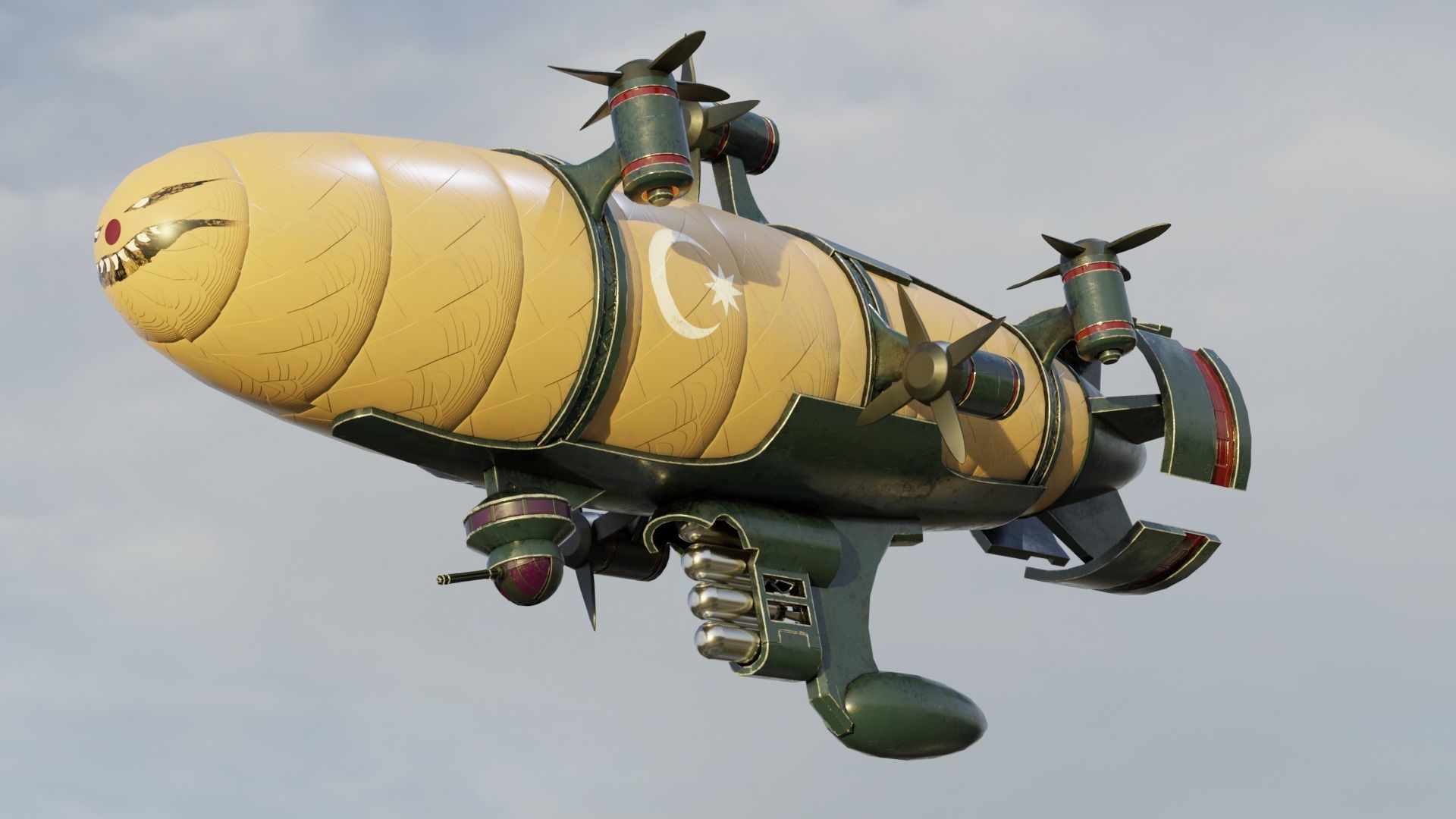 3D model Airship Kirov VR / AR / low-poly | CGTrader