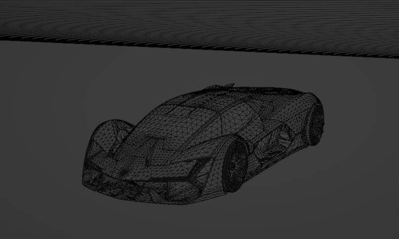 3D model black Car 3D Blender File 3D model 3D model VR / AR / low-poly ...