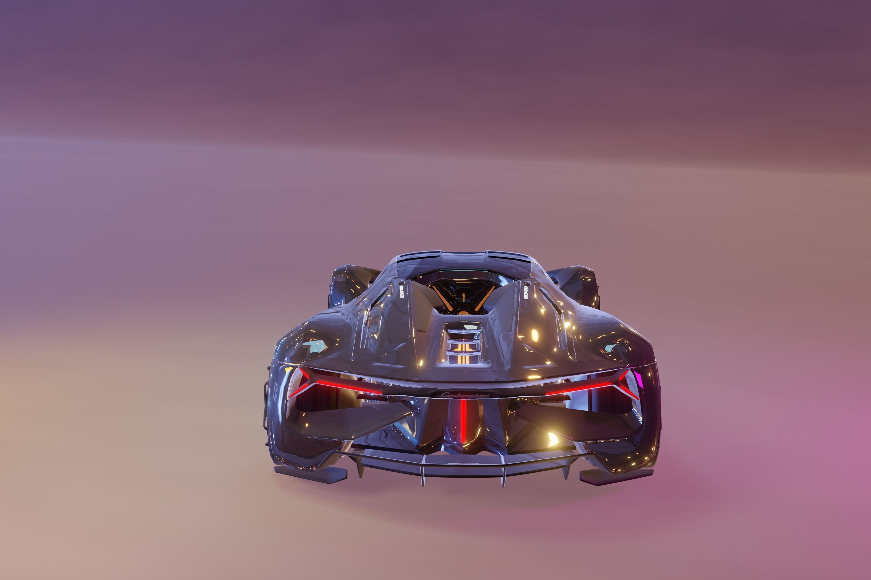 3D model black Car 3D Blender File 3D model 3D model VR / AR / low-poly ...