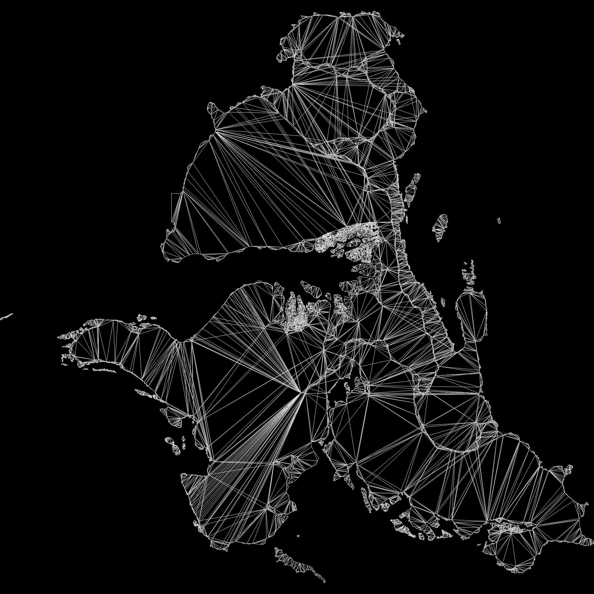 West Papua Western New Guinea Indonesia map region geography 3D model ...