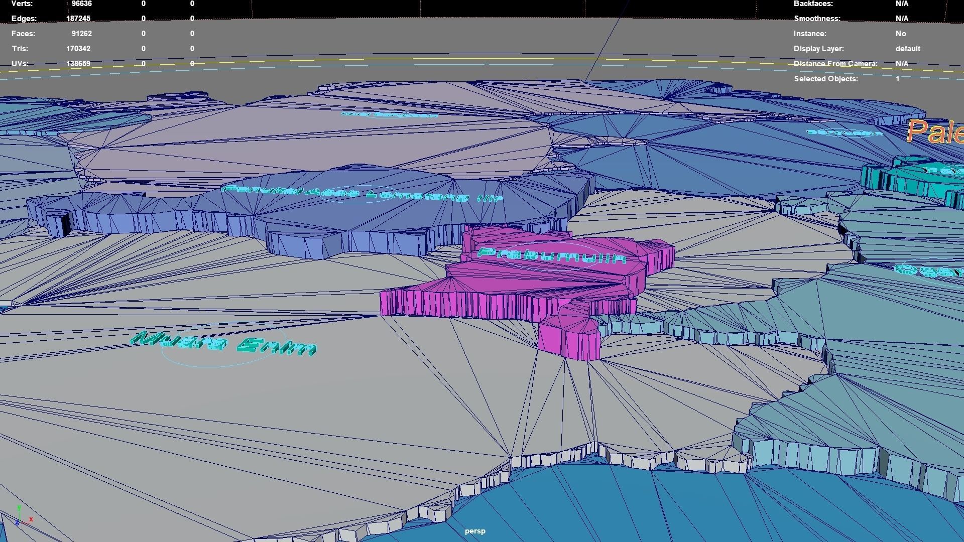 South Sumatra Sumatra Indonesia map region geography political 3D model ...