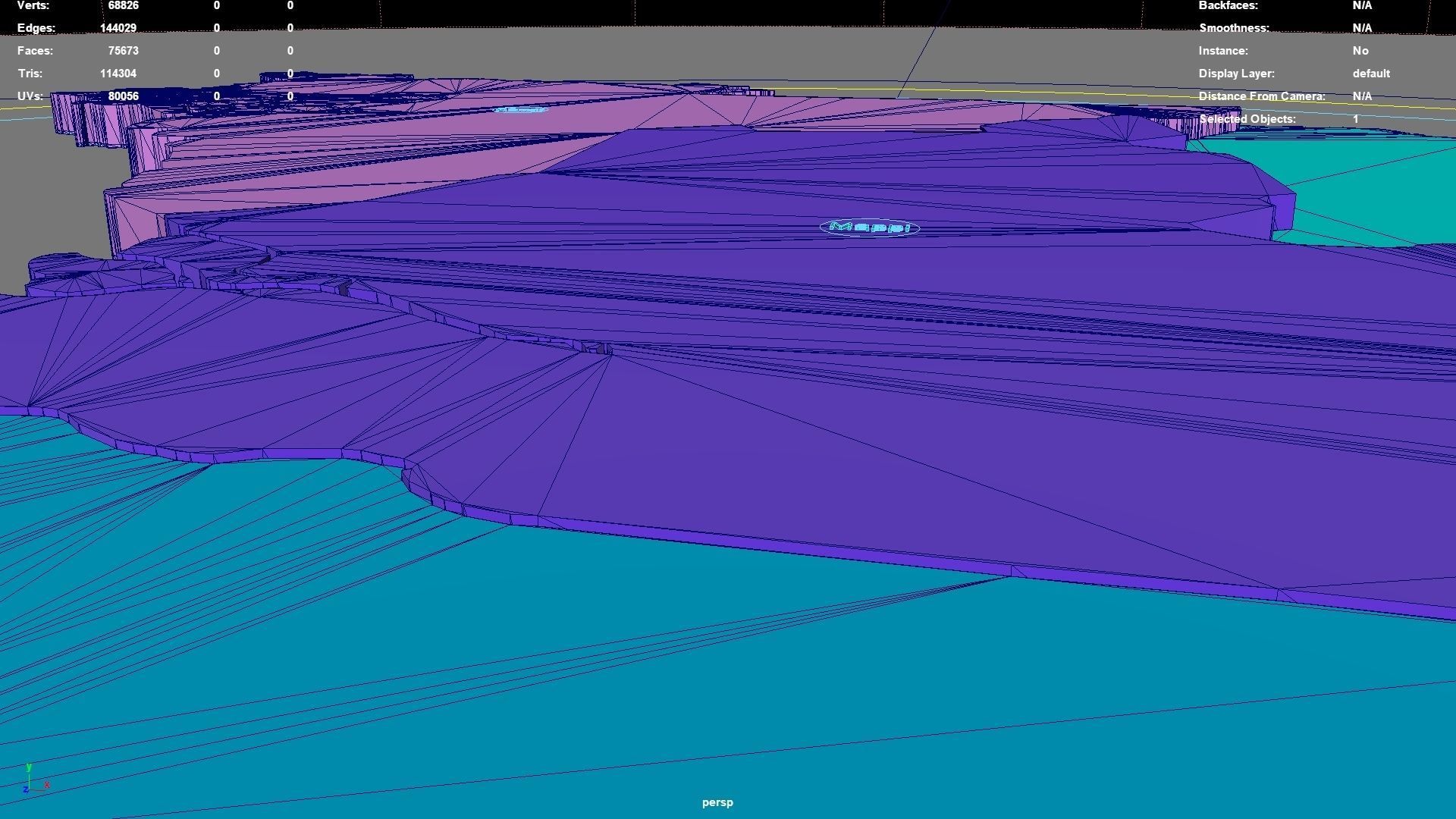 South Papua Western New Guinea Indonesia map region geography 3D model ...