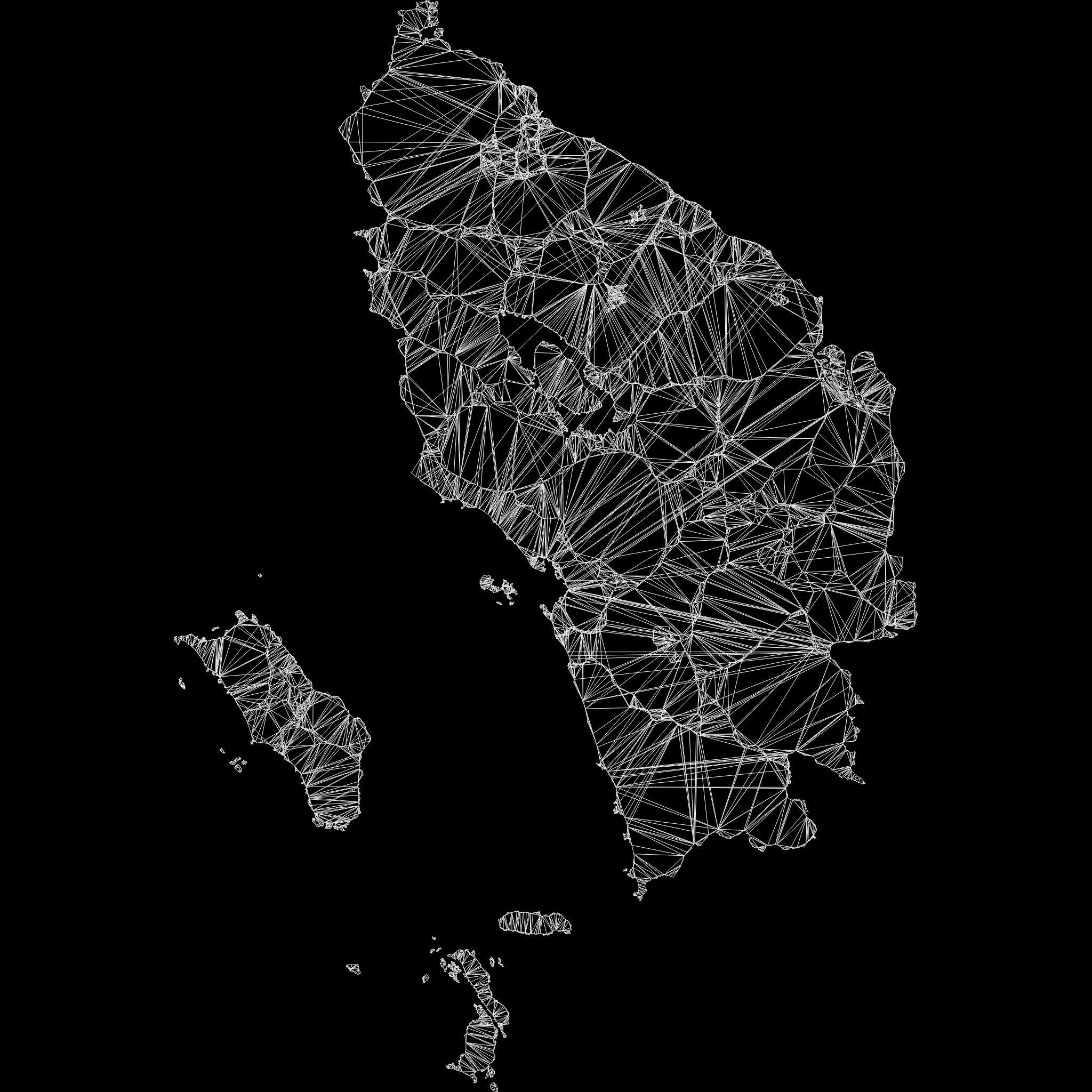 North Sumatra Sumatra Indonesia map region geography political 3D model ...