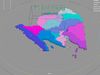 Lampung Sumatra Indonesia map region geography political 3D model ...