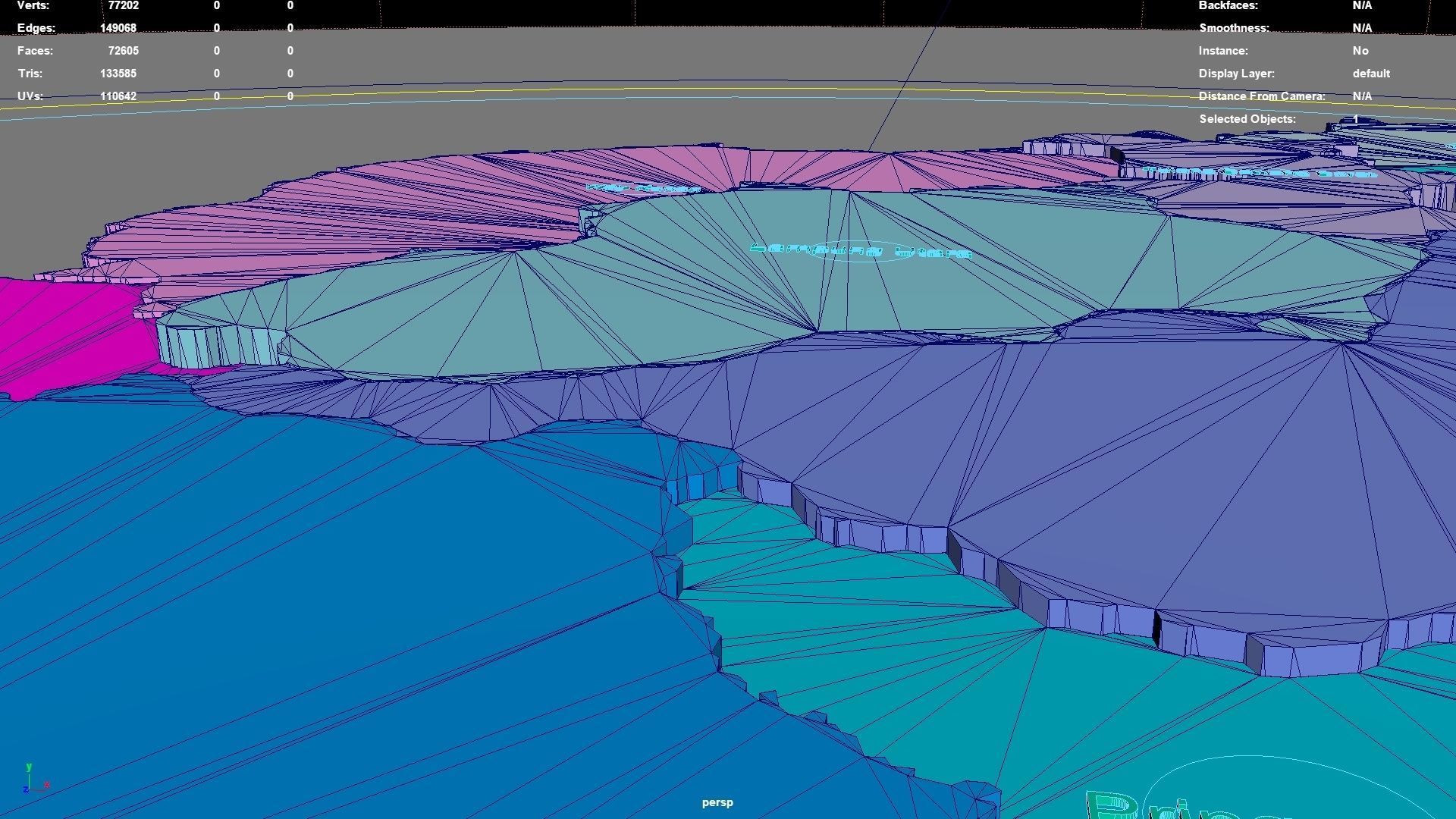 Lampung Sumatra Indonesia map region geography political 3D model ...