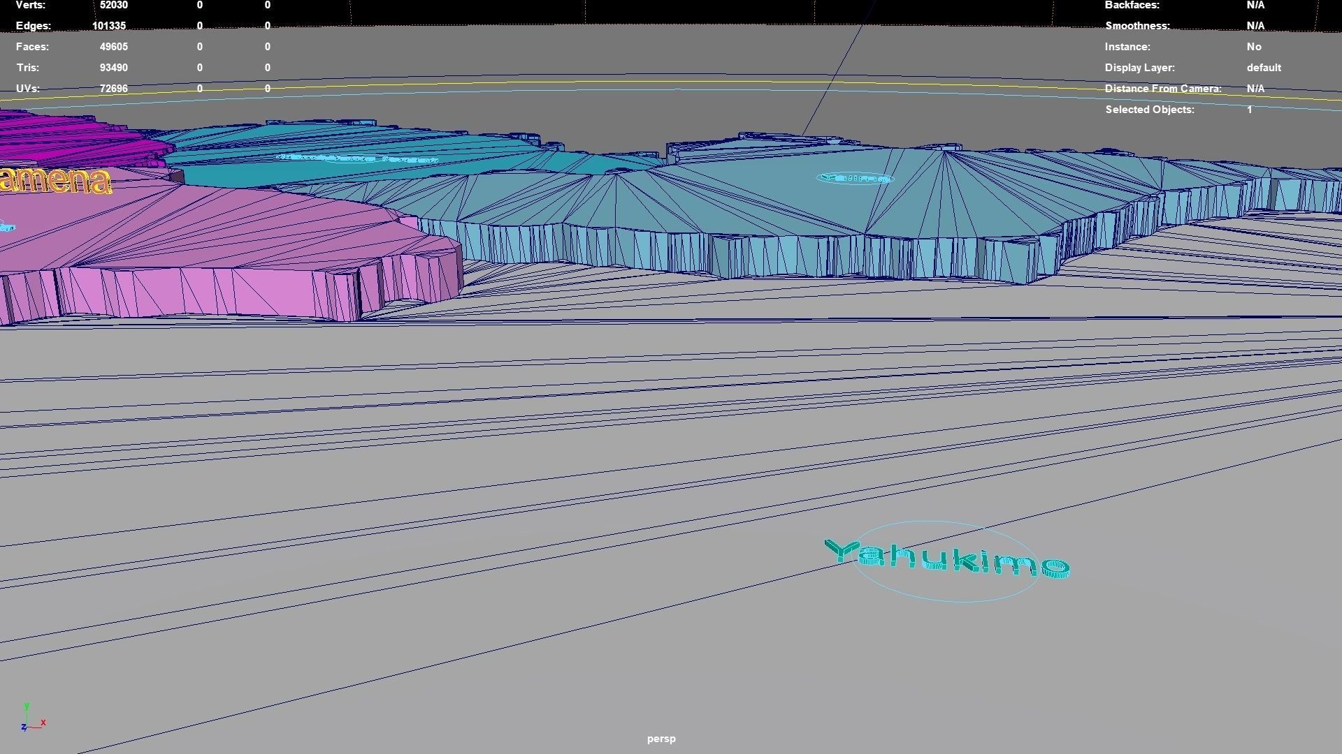 Highland Papua Western New Guinea Indonesia map region 3D model rigged ...