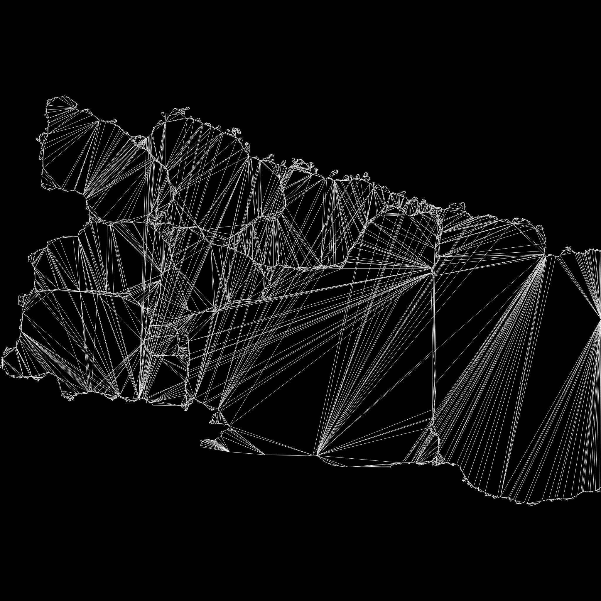Highland Papua Western New Guinea Indonesia map region 3D model rigged ...