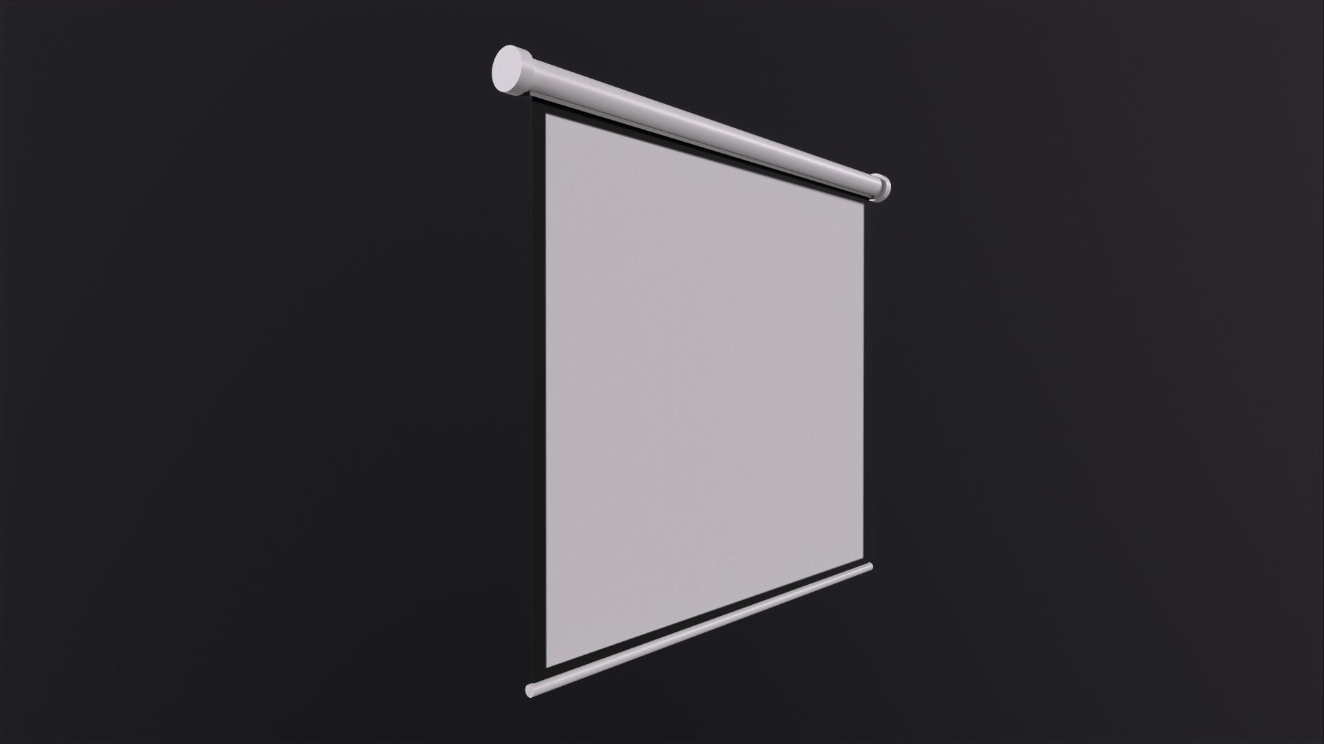 3D model Projector Screen 3D Model VR / AR / low-poly | CGTrader
