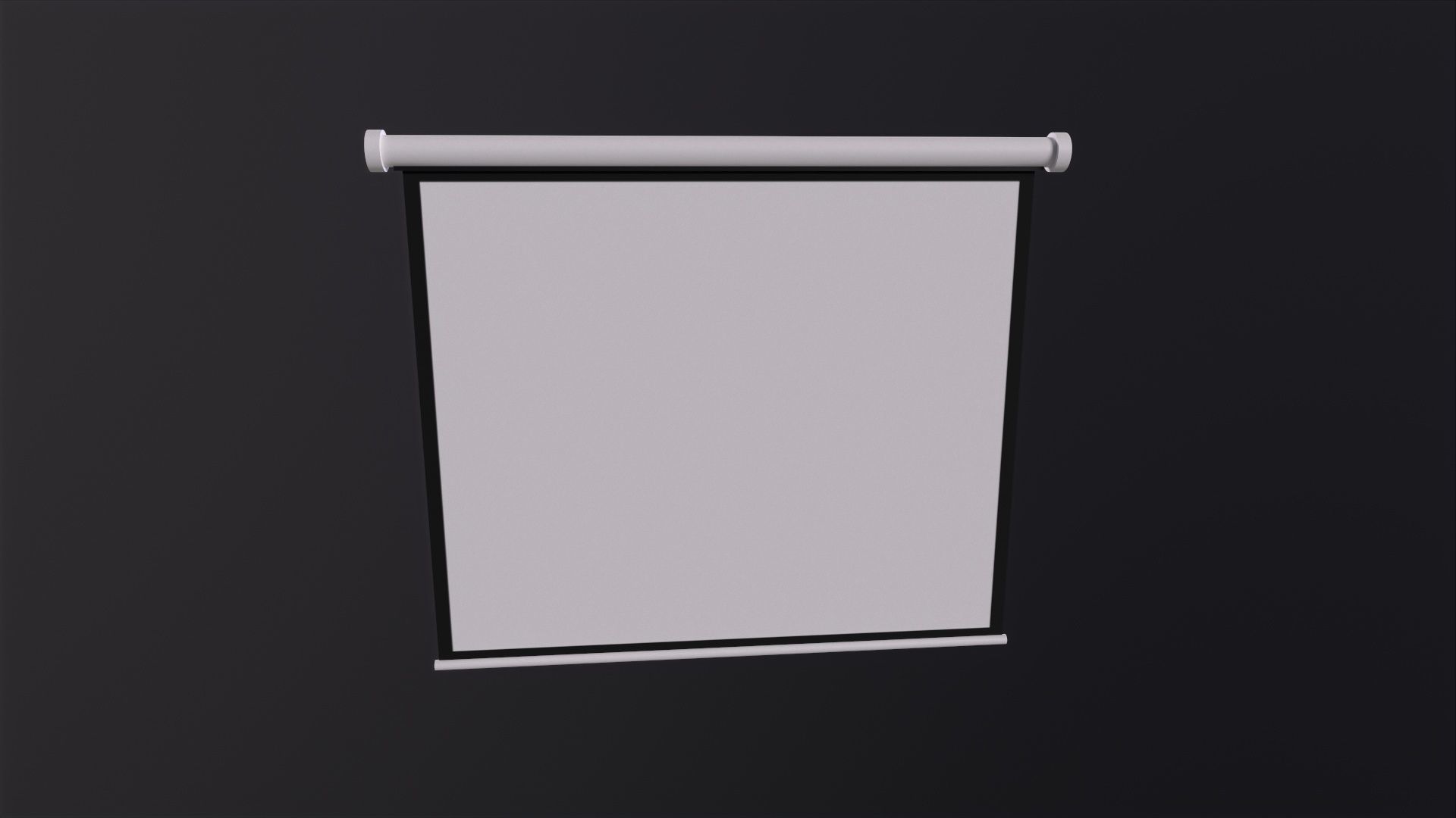 3D model Projector Screen 3D Model VR / AR / low-poly | CGTrader