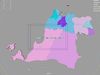 Banten Java Indonesia map region geography political 3D model rigged ...