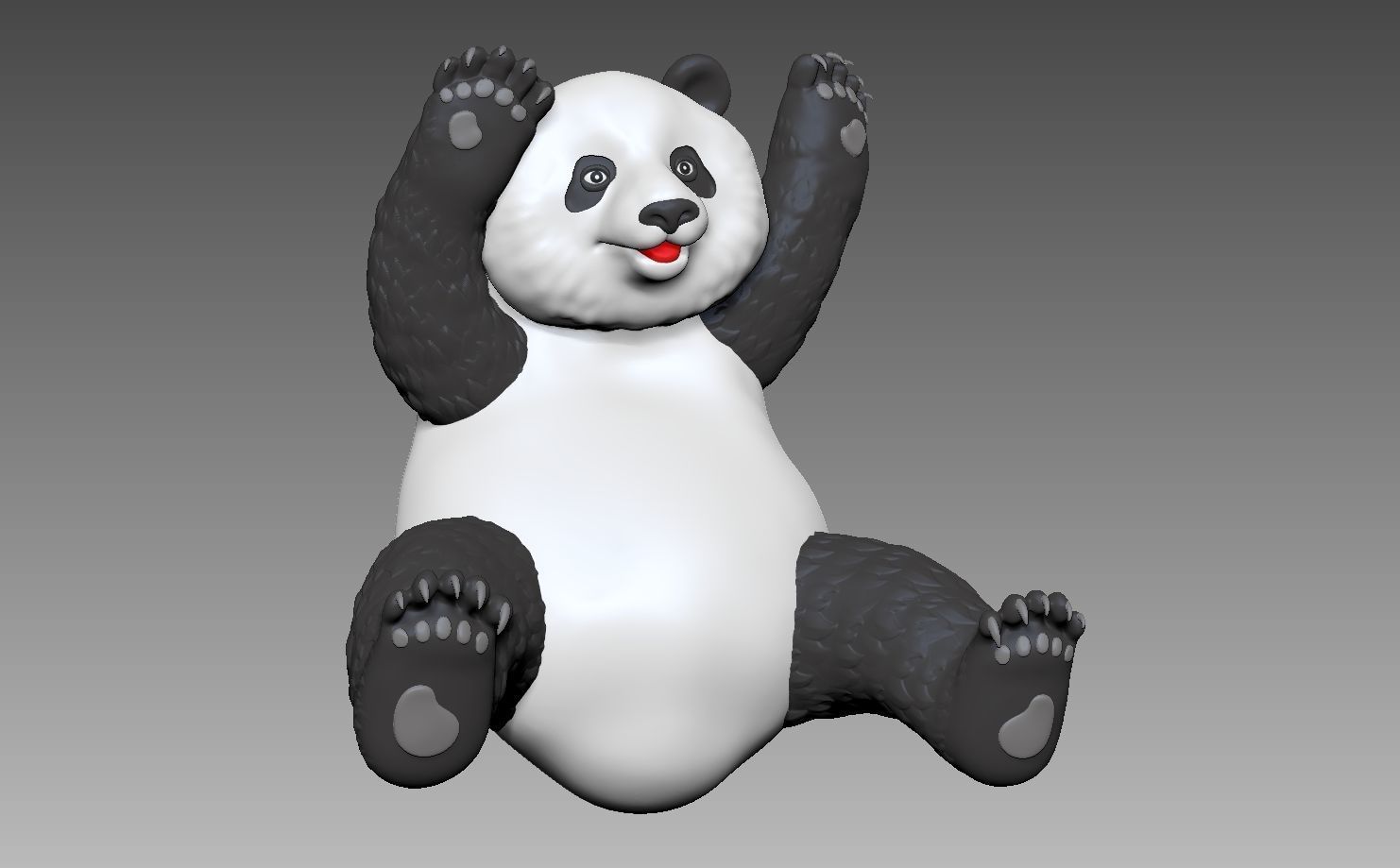 Panda 3D model A 3D model 3D printable | CGTrader