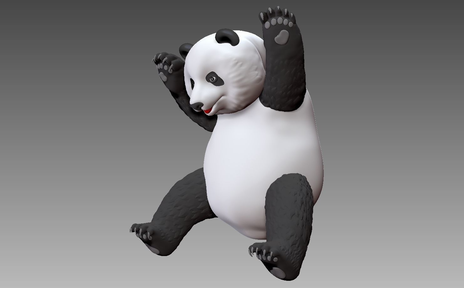 Panda 3D model A 3D model 3D printable | CGTrader