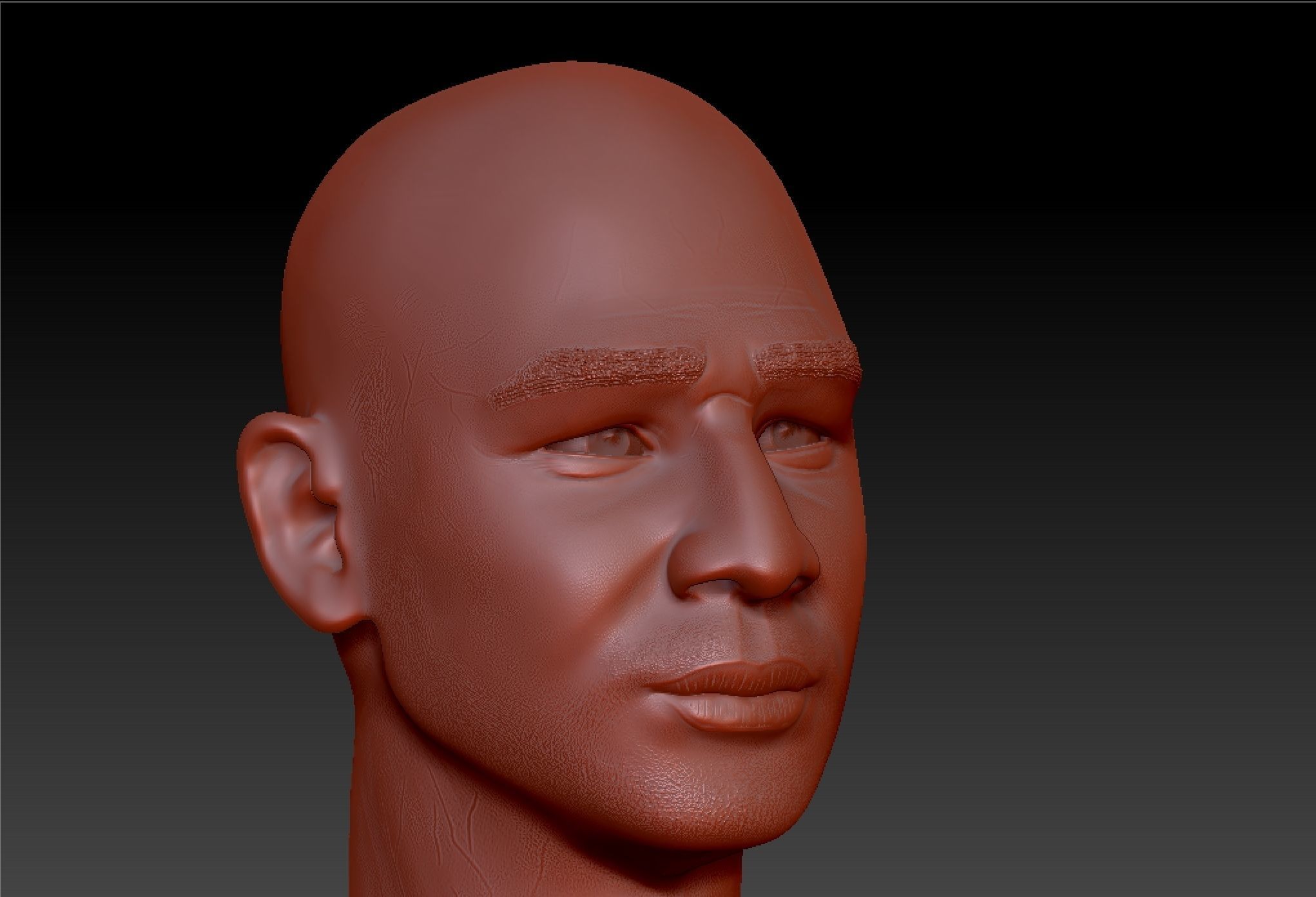 Ruud Gullit figure portrait 3D model 3D model 3D printable | CGTrader