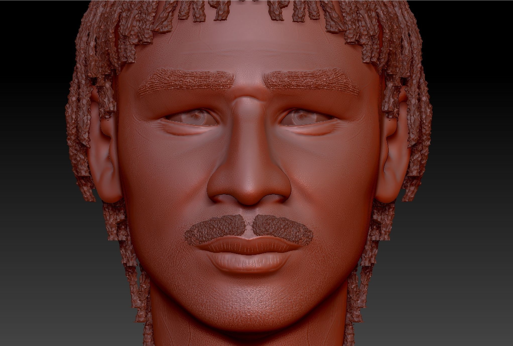 Ruud Gullit figure portrait 3D model 3D model 3D printable | CGTrader