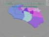 South Khorasan Province Iran map region geography political 3D model ...