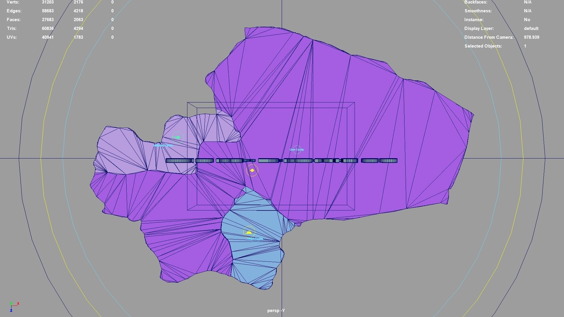 Qom Province Iran map region geography political geographic 3D model ...