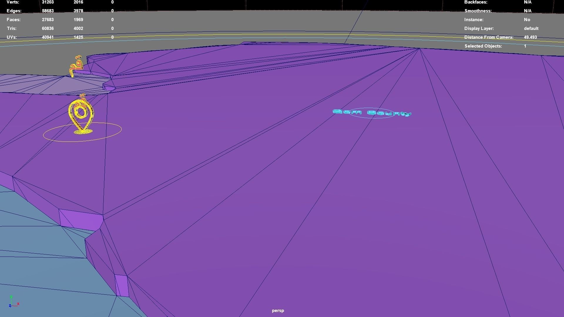 Qom Province Iran map region geography political geographic 3D model ...