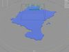 Navarre Spain map region geography political geographic 3D model rigged ...