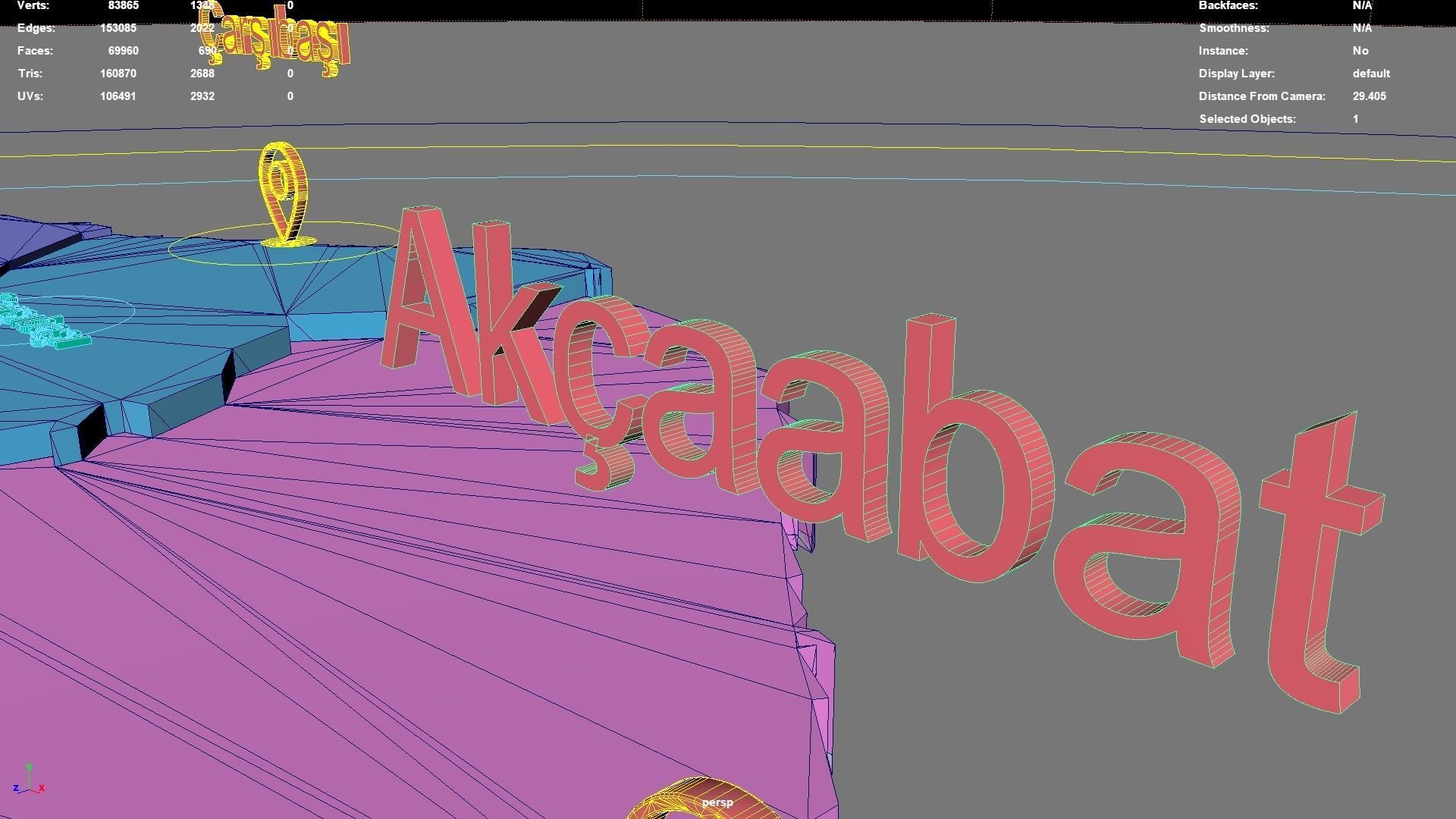 Trabzon Black Sea Region Turkey map region geography political 3D model ...