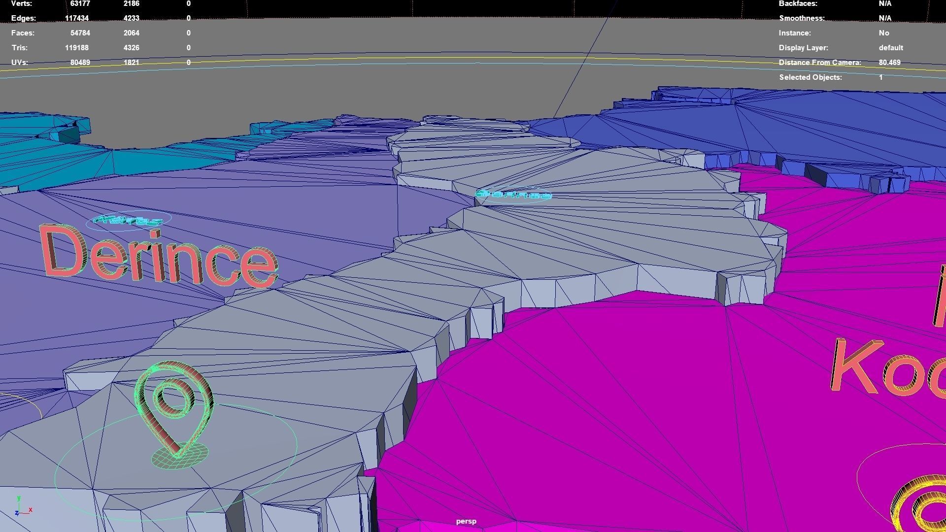 Kocaeli Province Marmara Region Turkey map region geography 3D model ...