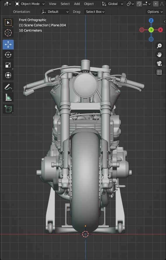 3D model HONDA CB400 CAFE RACER CUSTEM VR / AR / low-poly | CGTrader