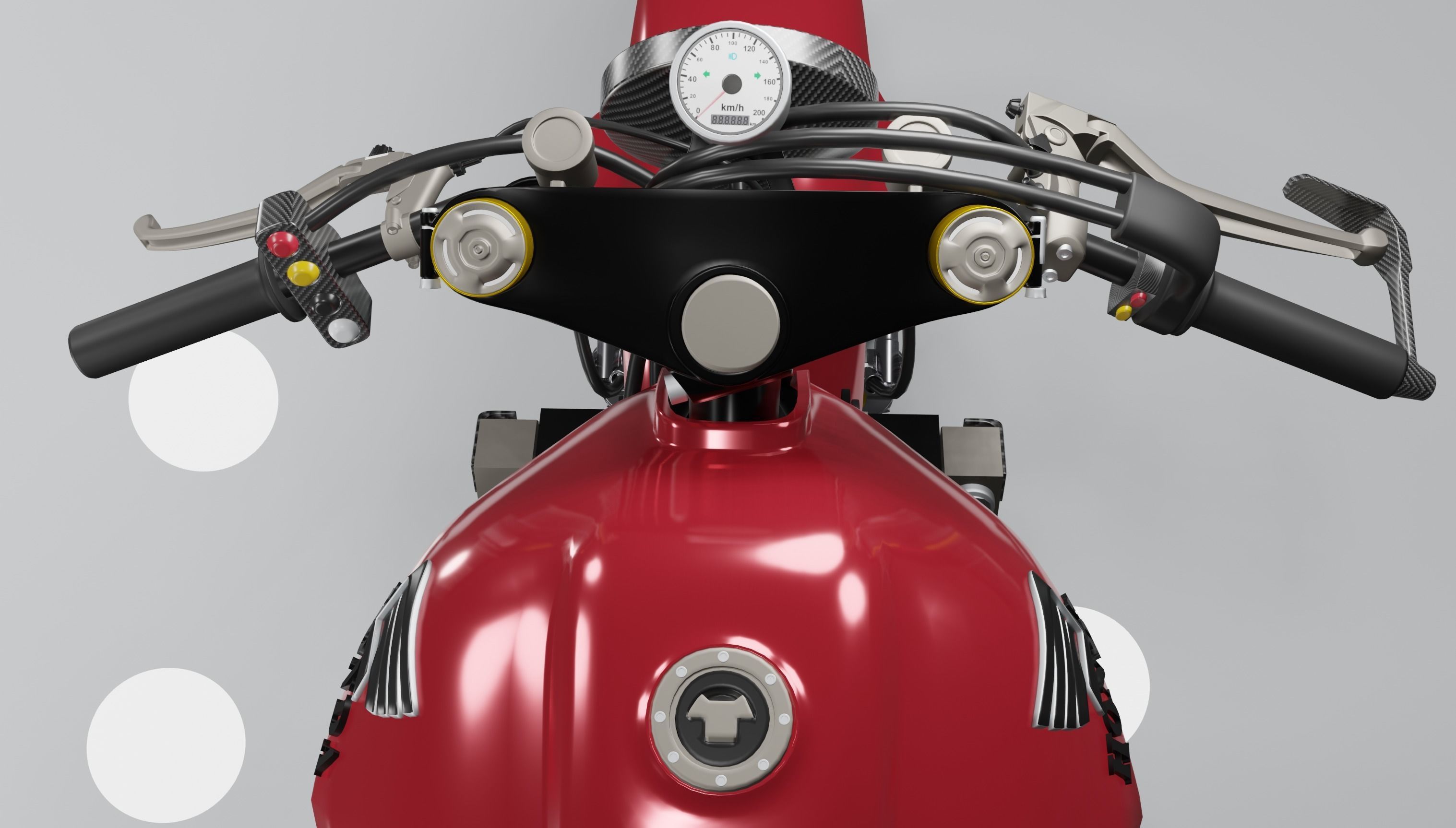 3D model HONDA CB400 CAFE RACER CUSTEM VR / AR / low-poly | CGTrader