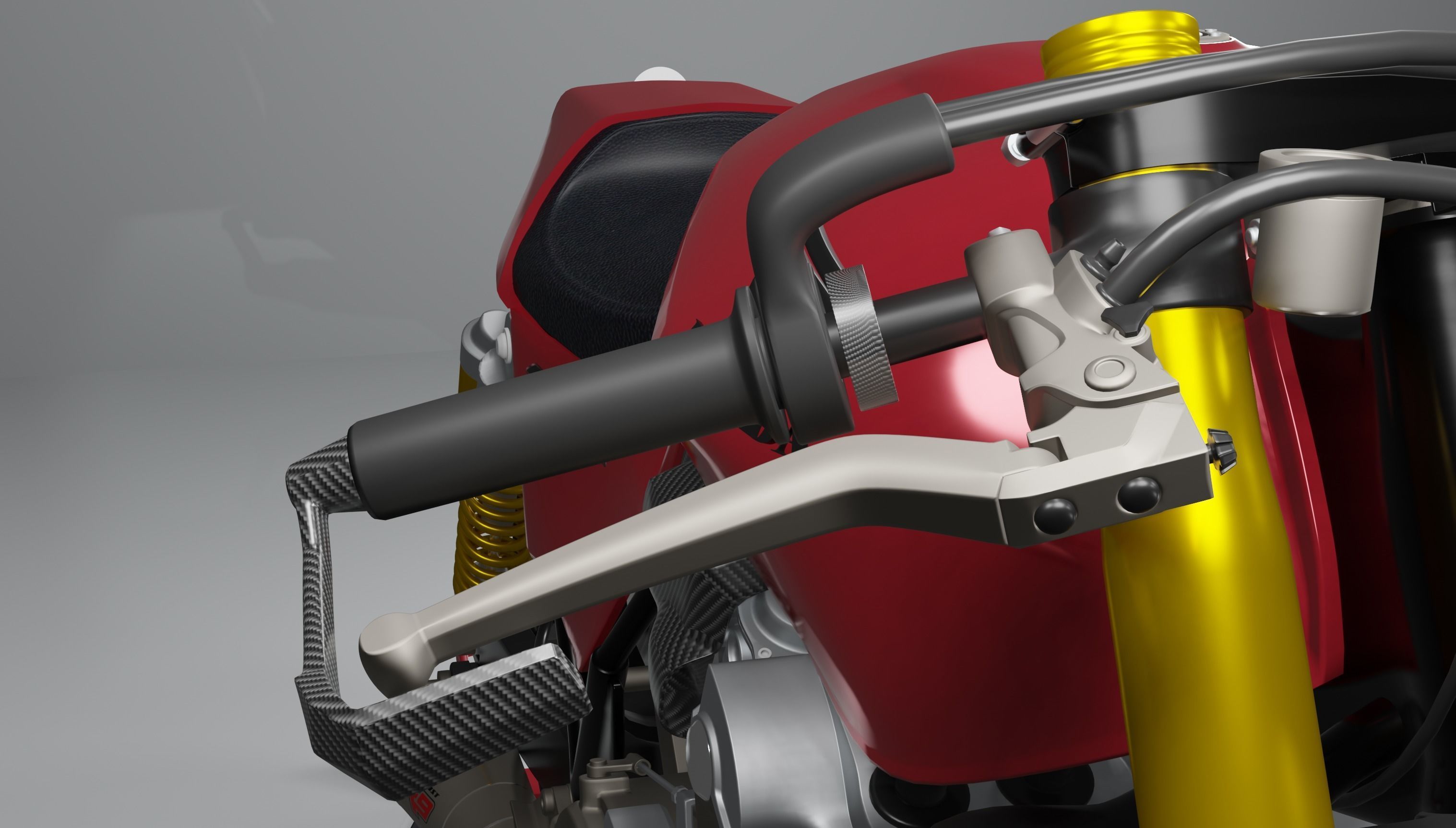 3D model HONDA CB400 CAFE RACER CUSTEM VR / AR / low-poly | CGTrader