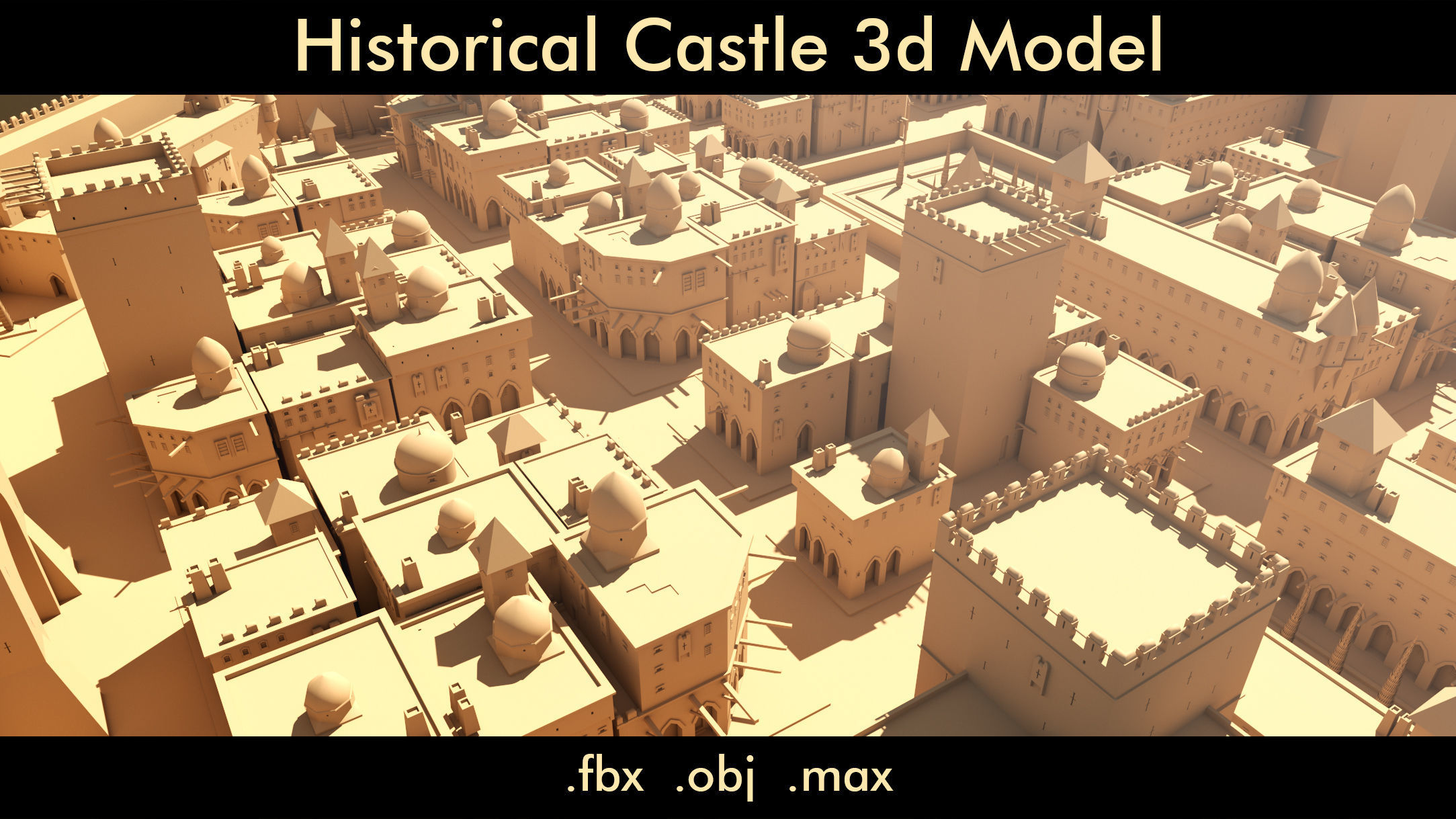 Historical Castle- 3d Model 3D model | CGTrader